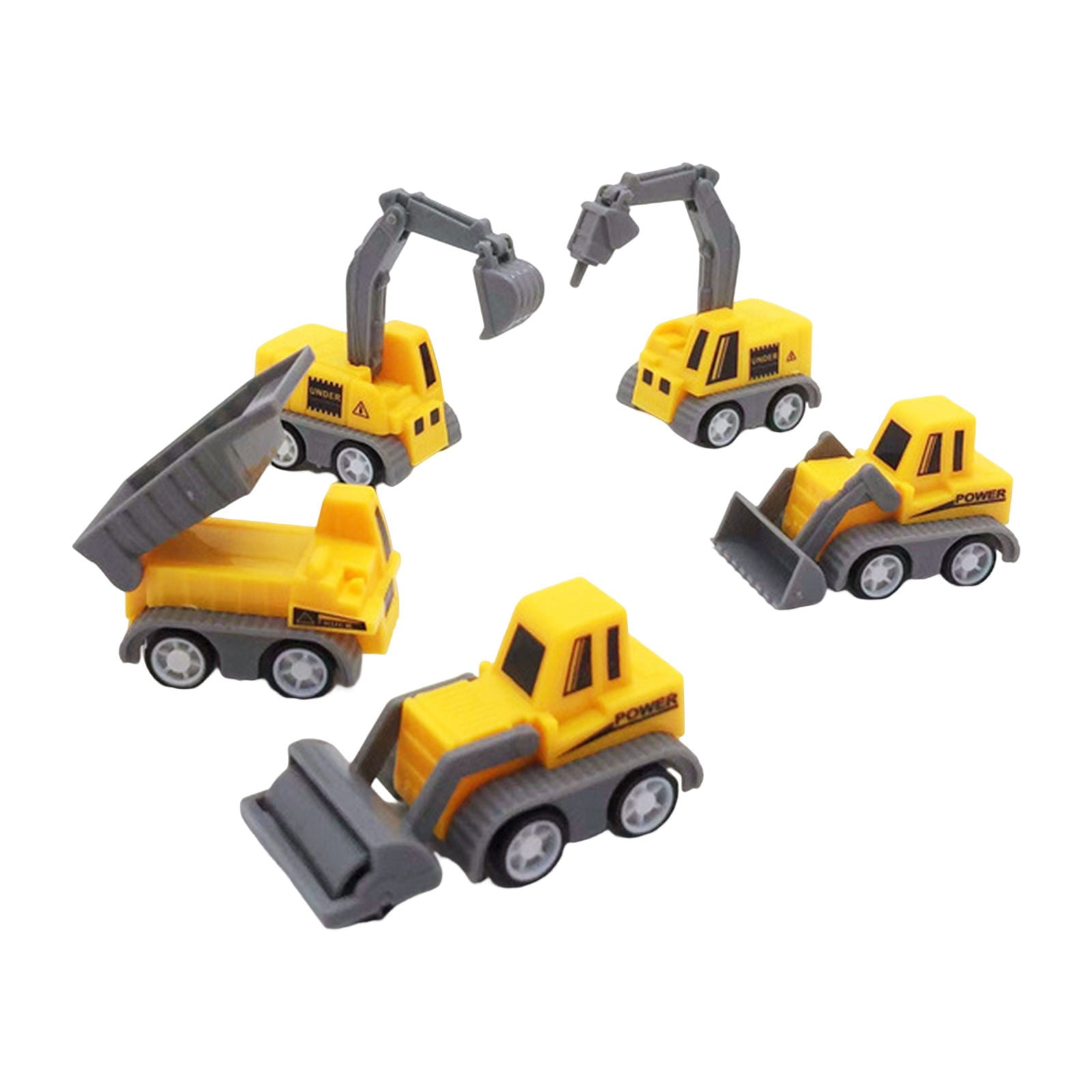 Kids Construction Toy Cars For 3 4 5 Year Old Boys Toddler Mini Pull ...