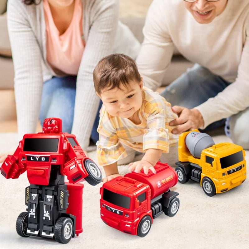Kids Construction Toys Transform Robot Kids Toys, Inertial Impact ...