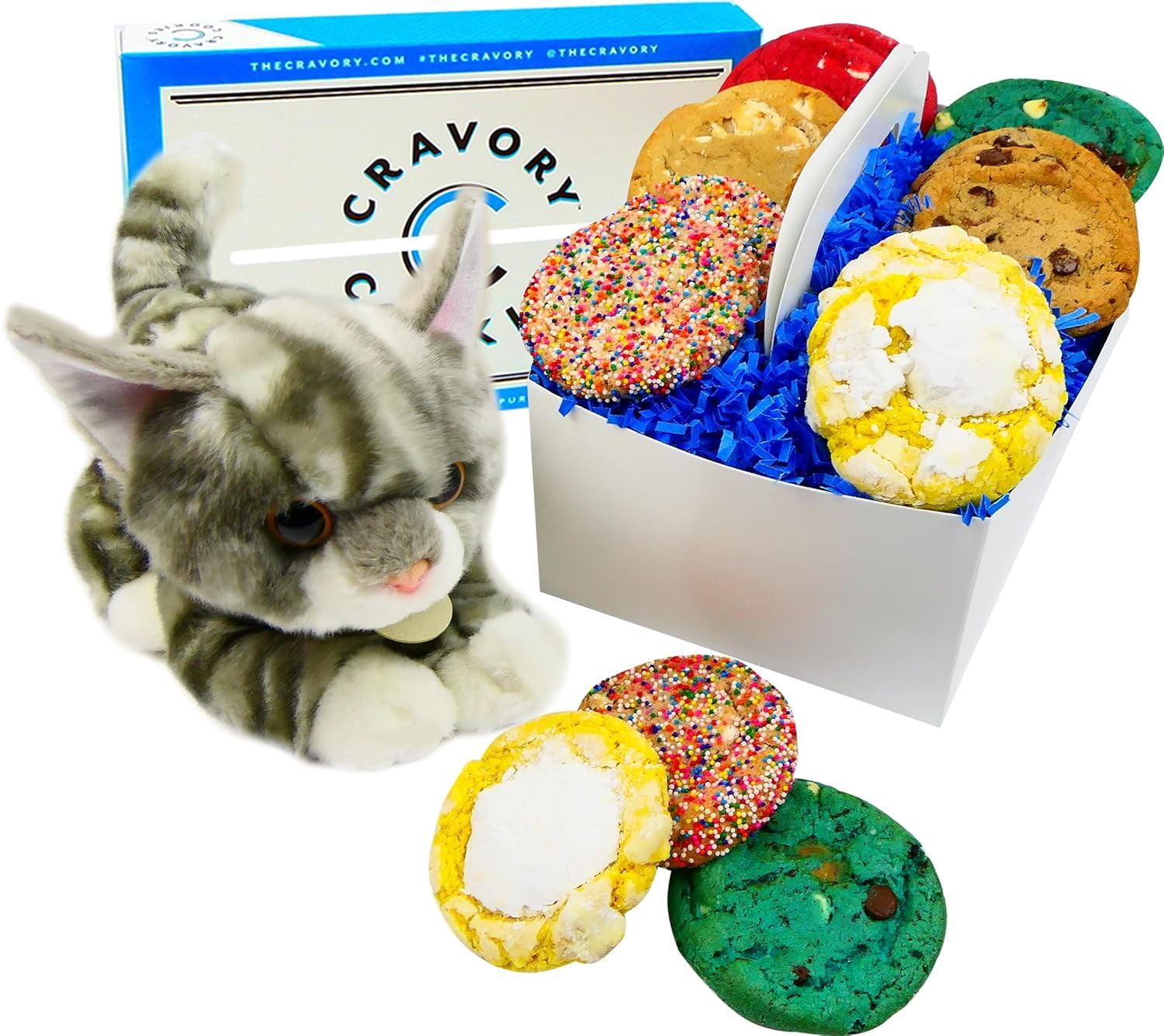 Kids Cookie Box Cat - Variety Pack for Kids Adults - 12 (2-oz.) Cookies ...