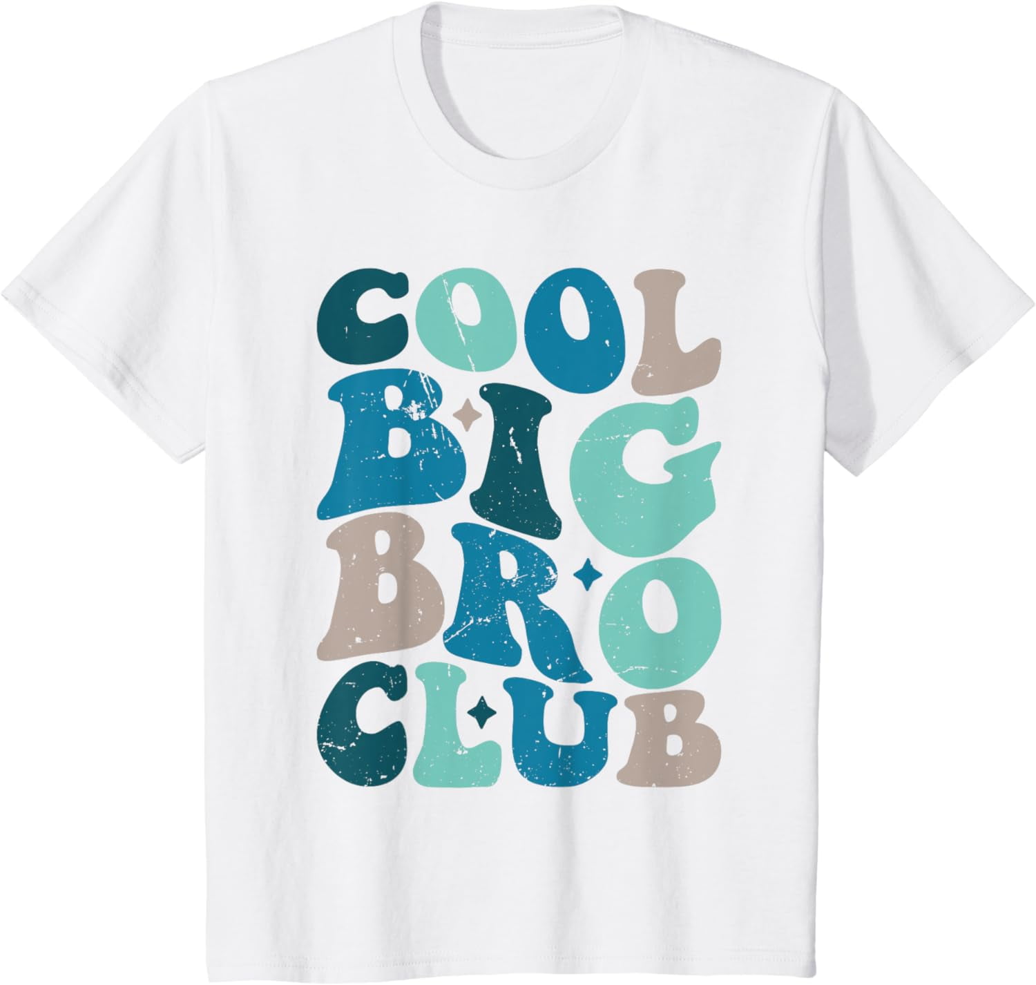 Kids Cool Big Bro Club Retro Brother Matching Family Pregnancy T-Shirt ...
