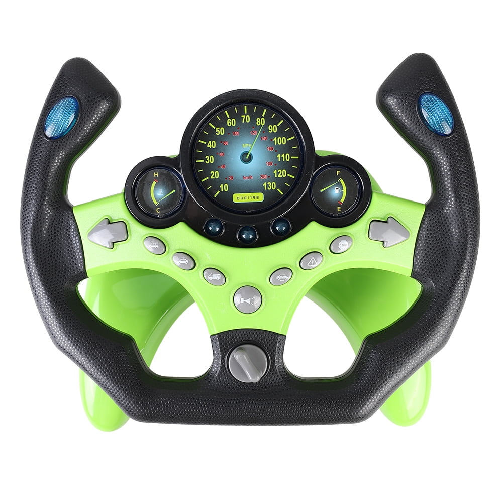Kids Copilot Simulated Steering Wheel Racing Driver Educational Toys ...