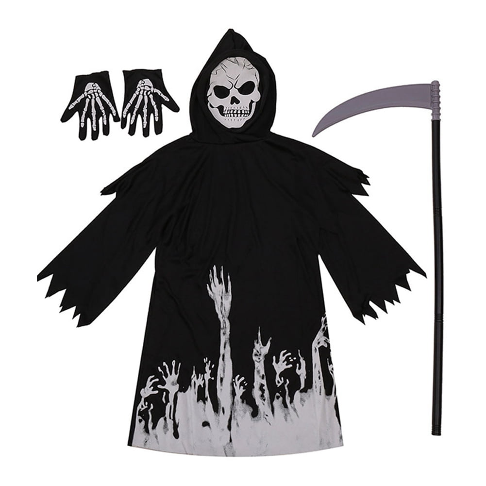 Kids Cosplay Glow in the Dark Phantom Costume, Halloween Die Costume ...