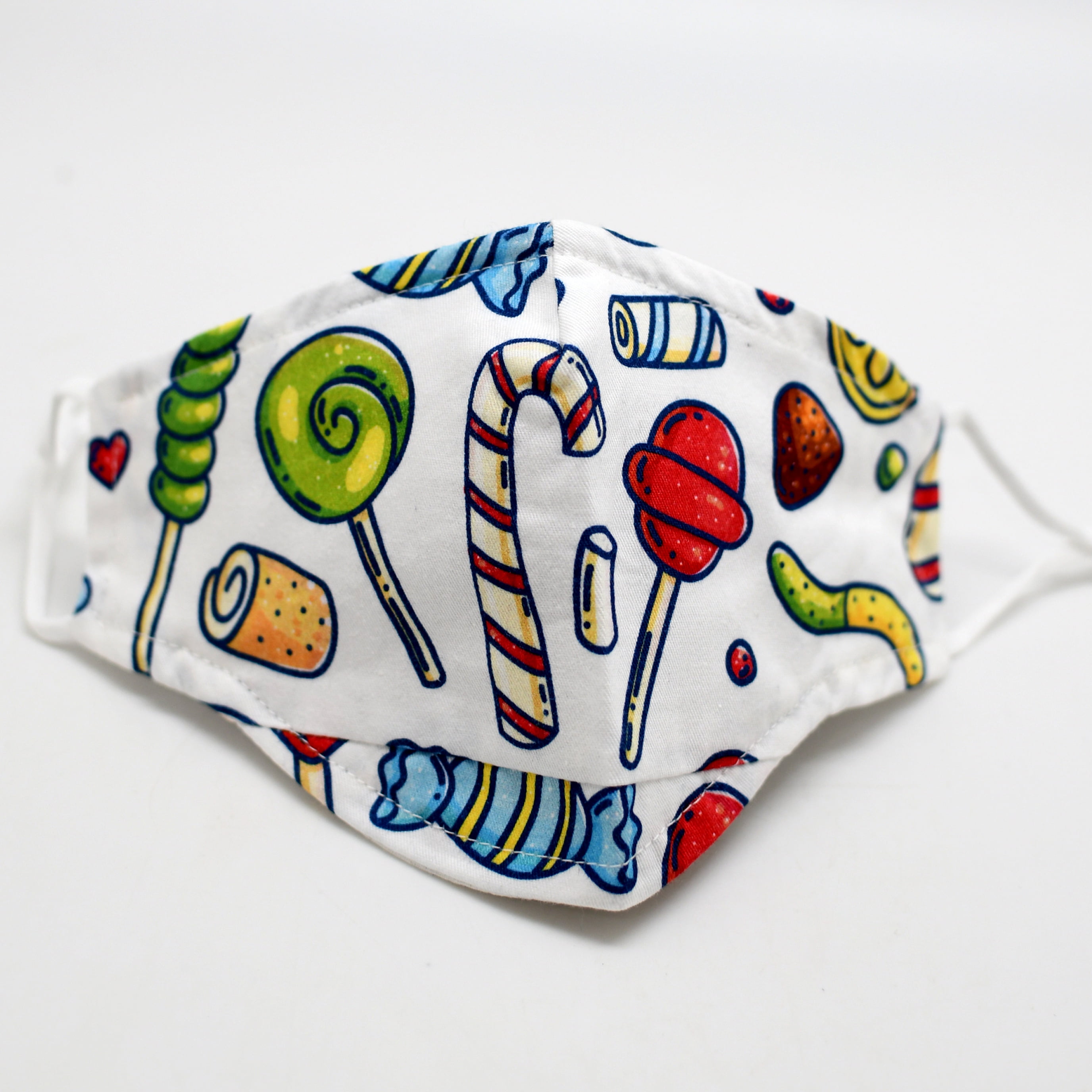 Kids Cotton Mask Reusable Face Covering Masks 2-Layer Washable Water ...