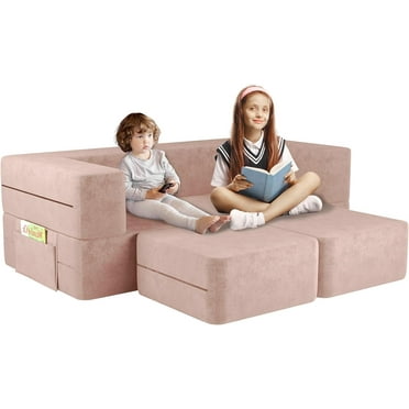 13 Pcs Toddler Sofa for Kids, Linor Modular Kids Couch for Playroom ...