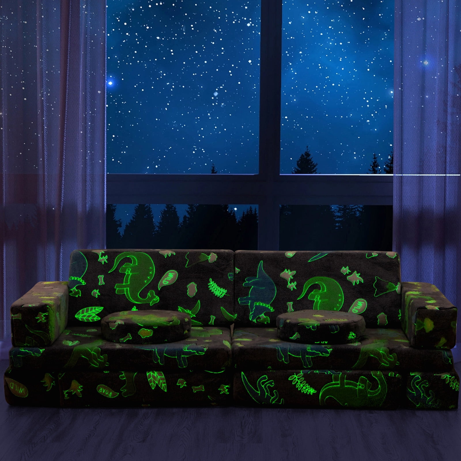 Kids Couch Modular Kids Sofa for Toddler and Baby Playroom/Bedroom ...