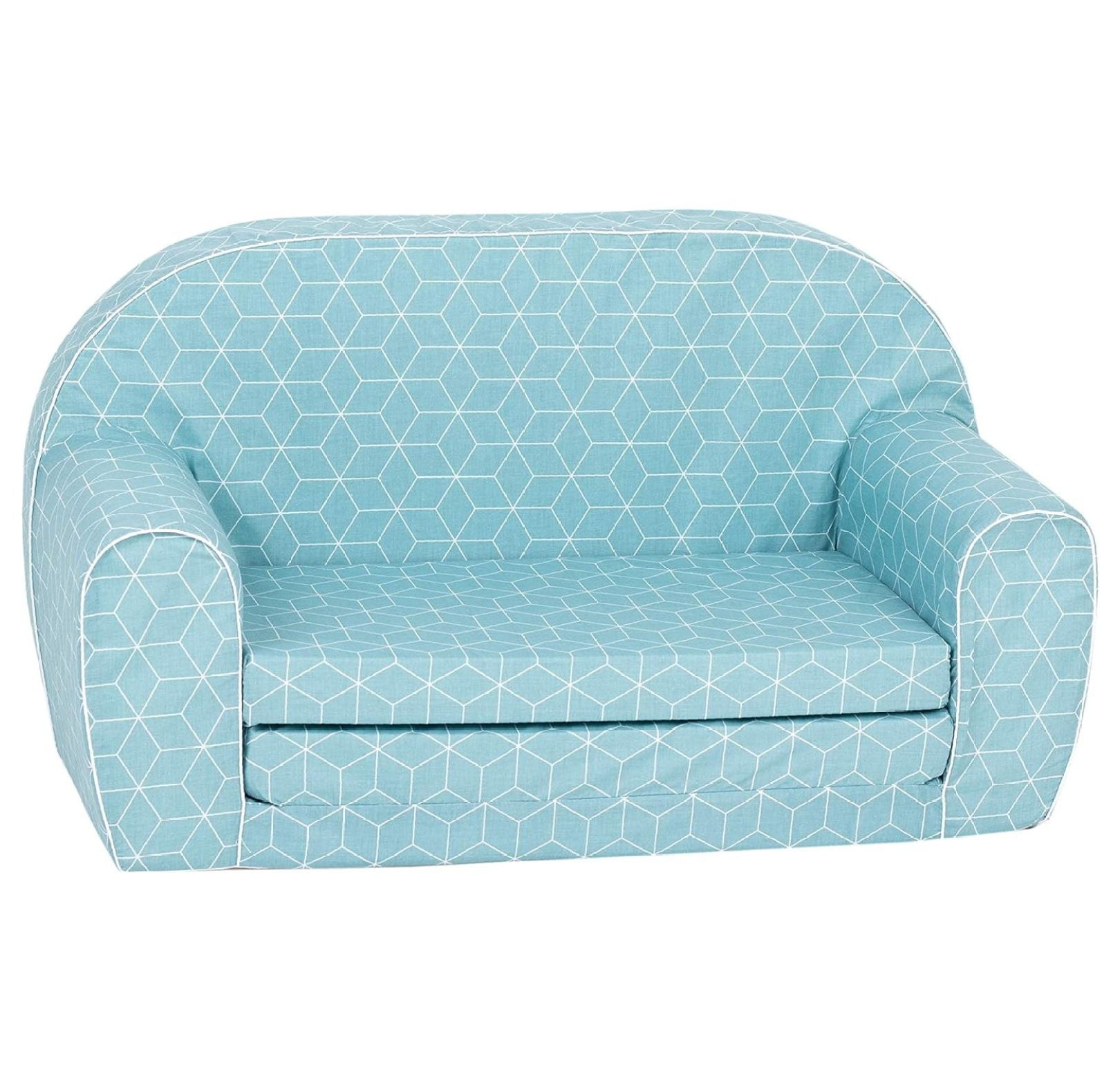 Kids Couch for Toddlers - 2 in 1 Convertible Foam Sofa to Lounger ...