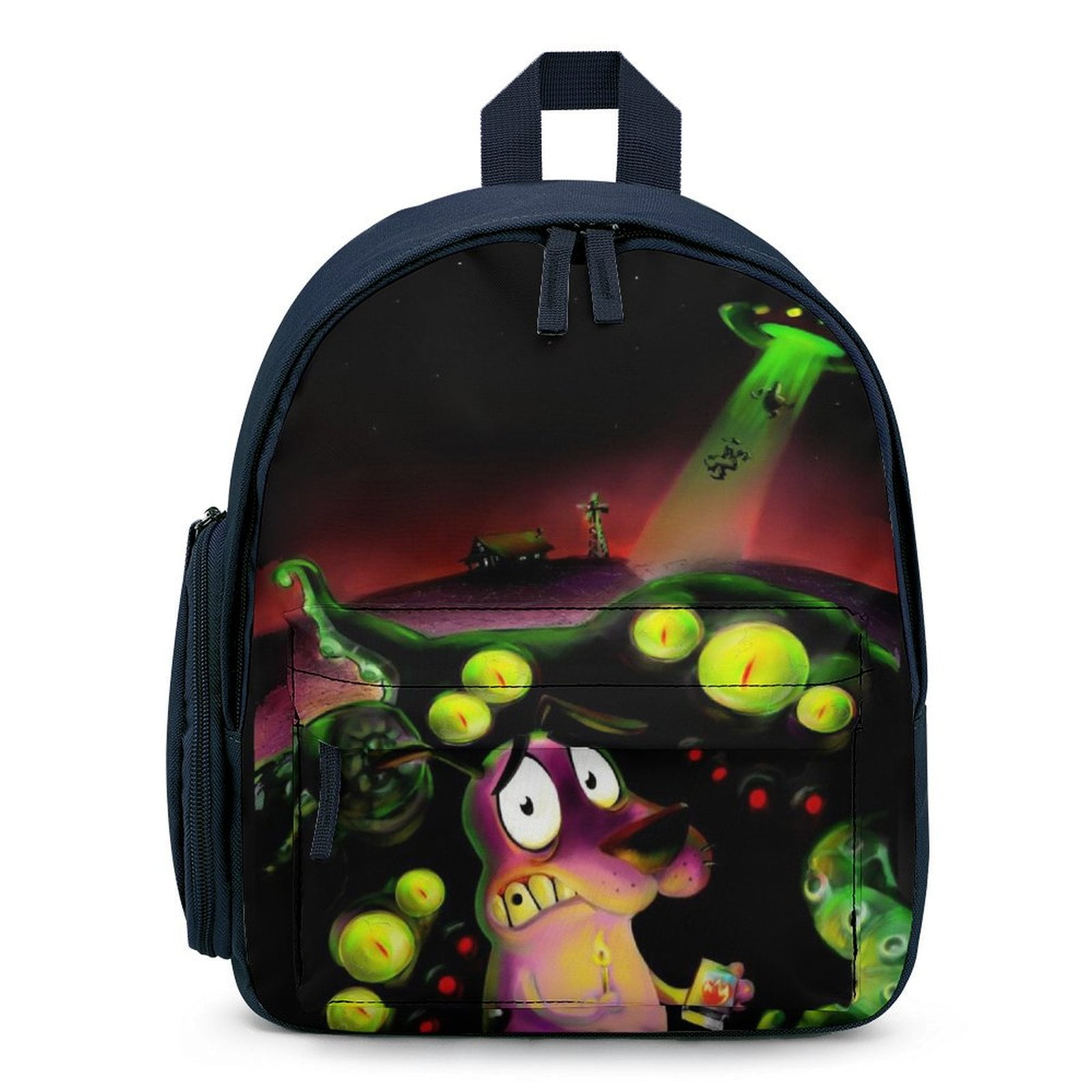 Courage The Cowardly Dog Small Backpack Small Bookbag Cartoon Backpack ...