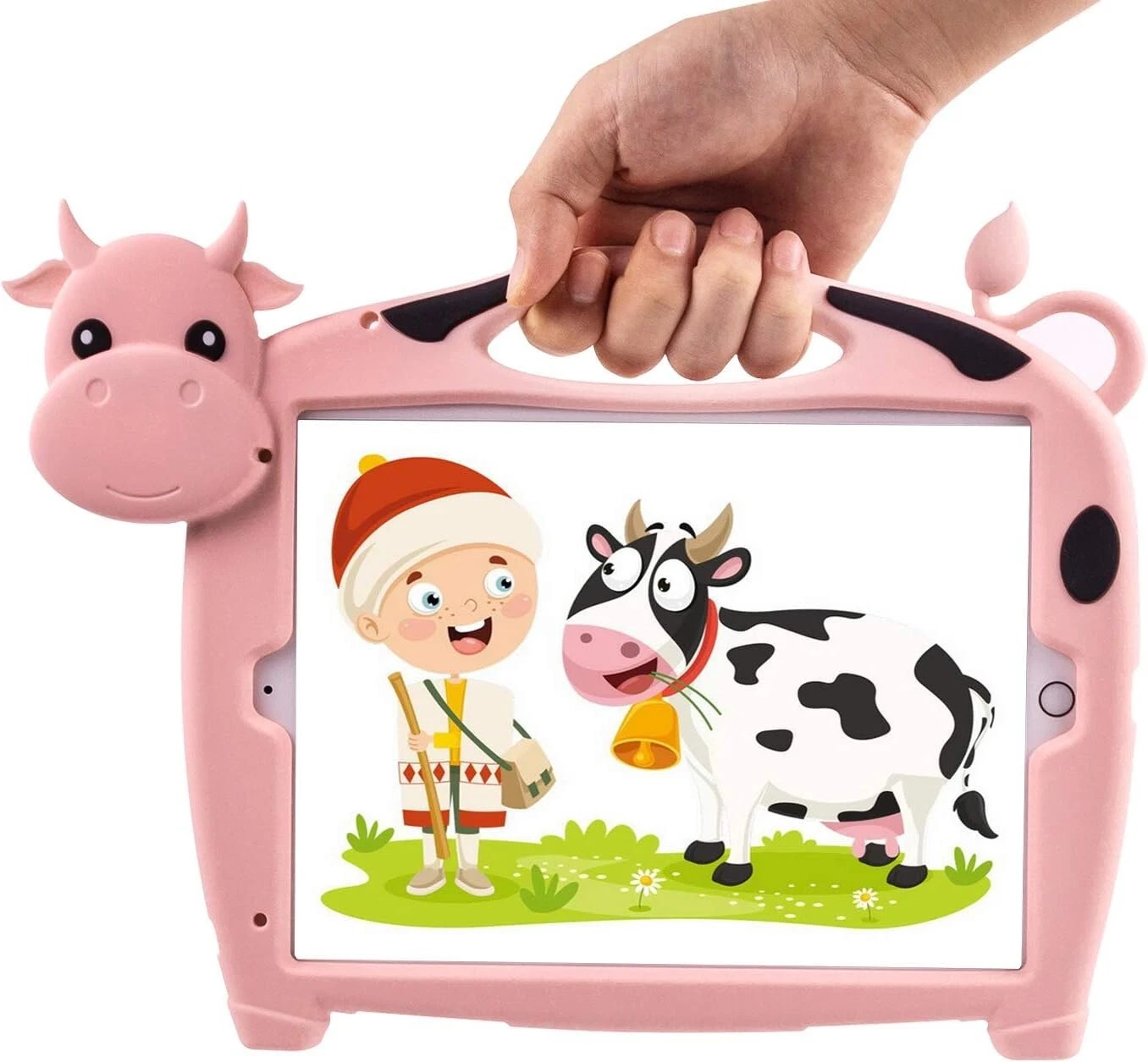 Kids Cow Protective Case Ipad 9Th/8Th/7Th Gen 10.2 10.5 Inch Case (E ...
