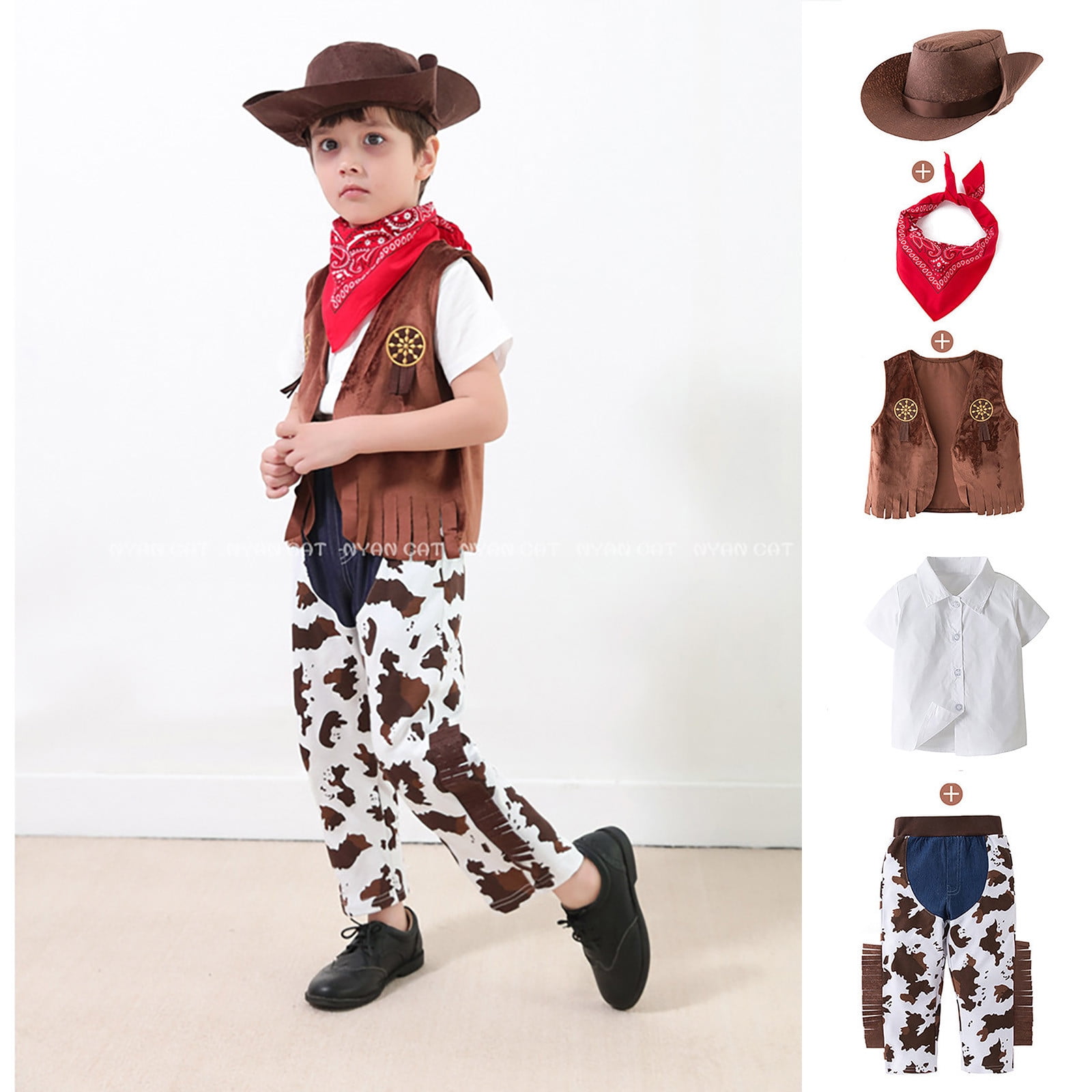 Toddler Cowboy Outfit For Boys Cowboy Outfit Set With Cowboy Hat For ...