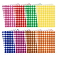 Kids Crafts Stickers - Colorful 1/2 inch Dots Labels for Children Fun ...