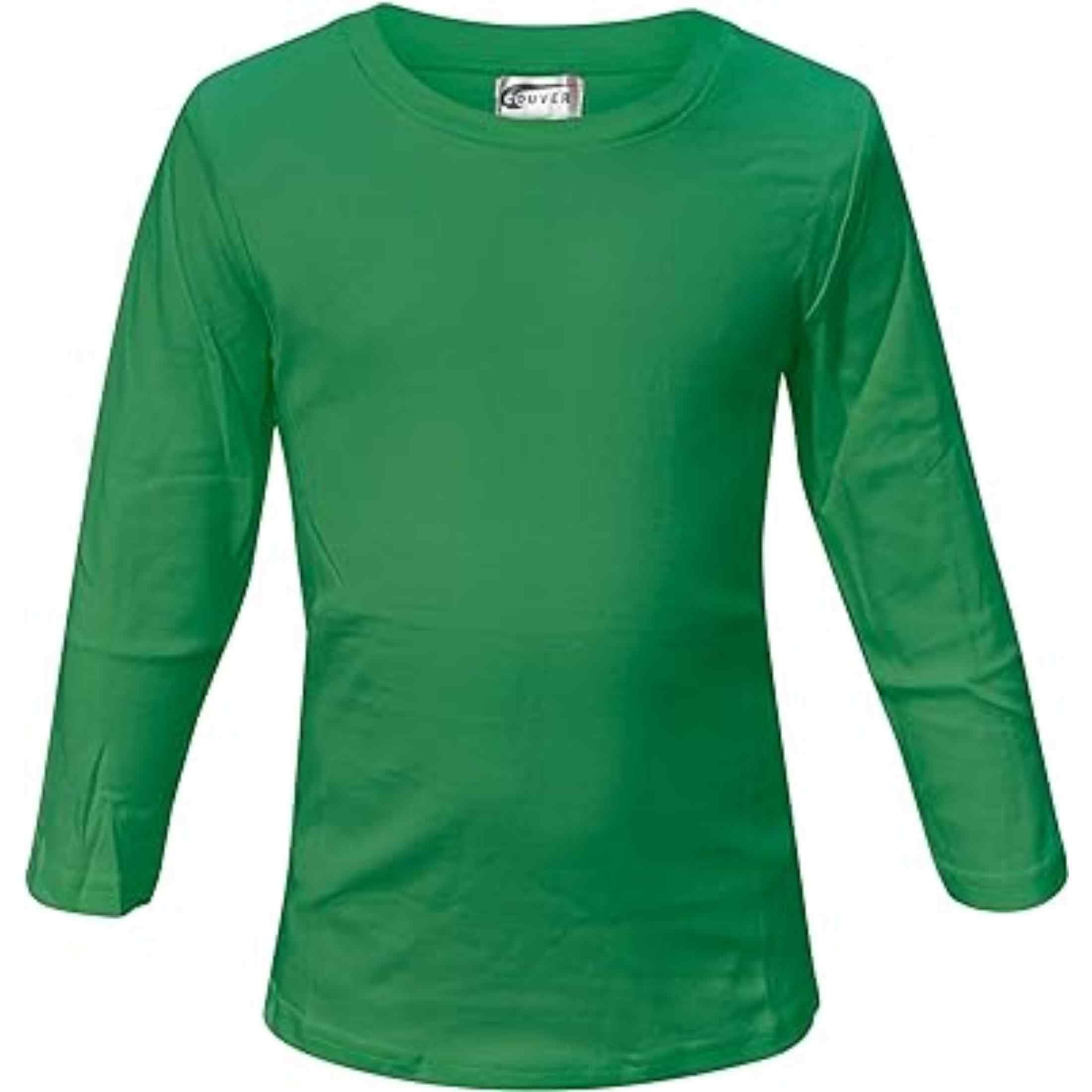 Green Kids Long Sleeve Crew Neck Shirt, 2T, 1 piece - Walmart.com