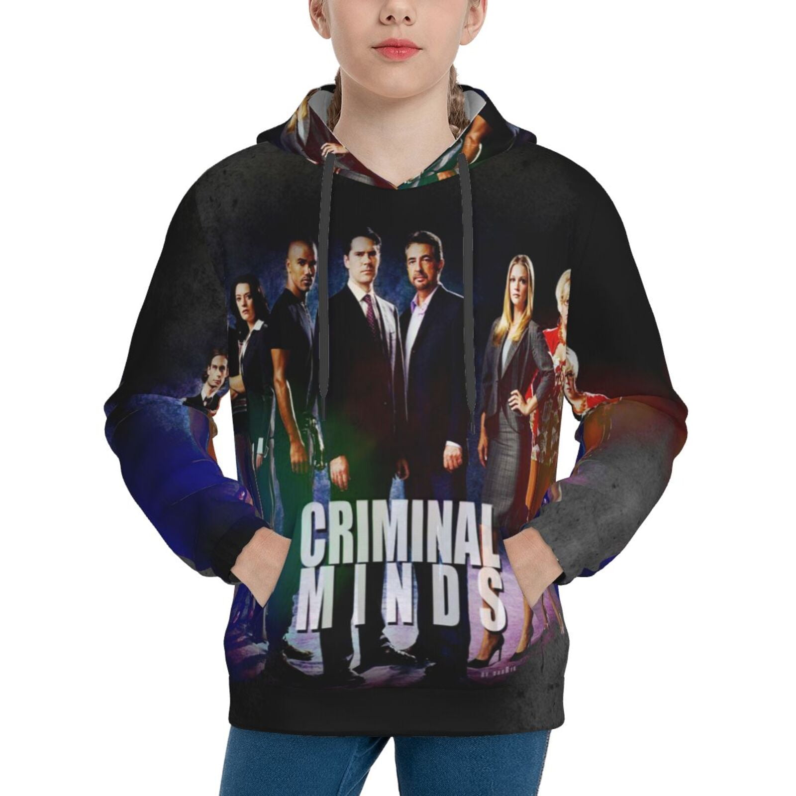 Kids Criminal Minds Pullover Hoodie Realistic 3d Print Graphic Hooded ...