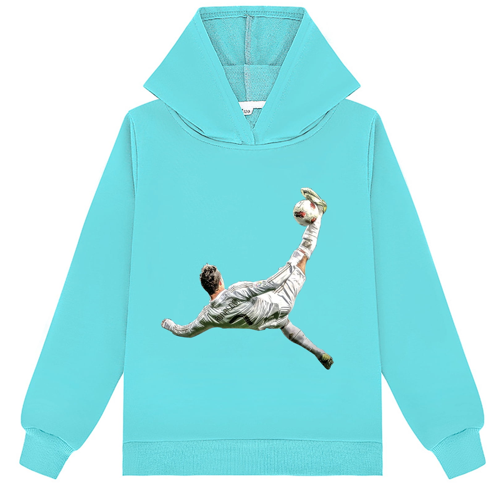 Kids Cristiano Ronaldo Hooded Sweatshirt Long Sleeve Spring Autumn Fashion Tops - Walmart.com