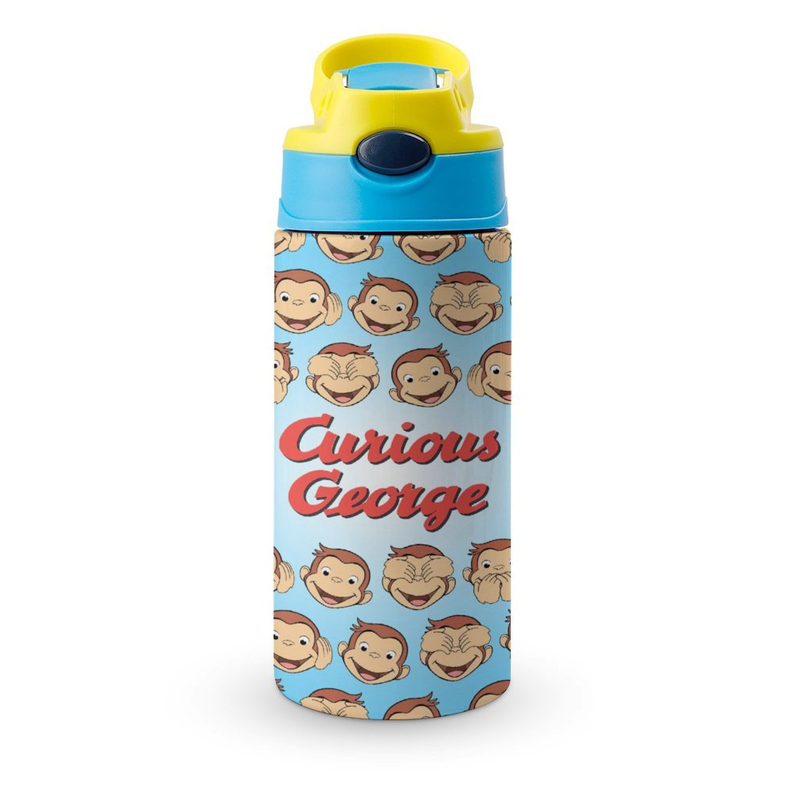 Kids Curi-ous Geor-ge Water Bottle Insulated Stainless Steel Water ...