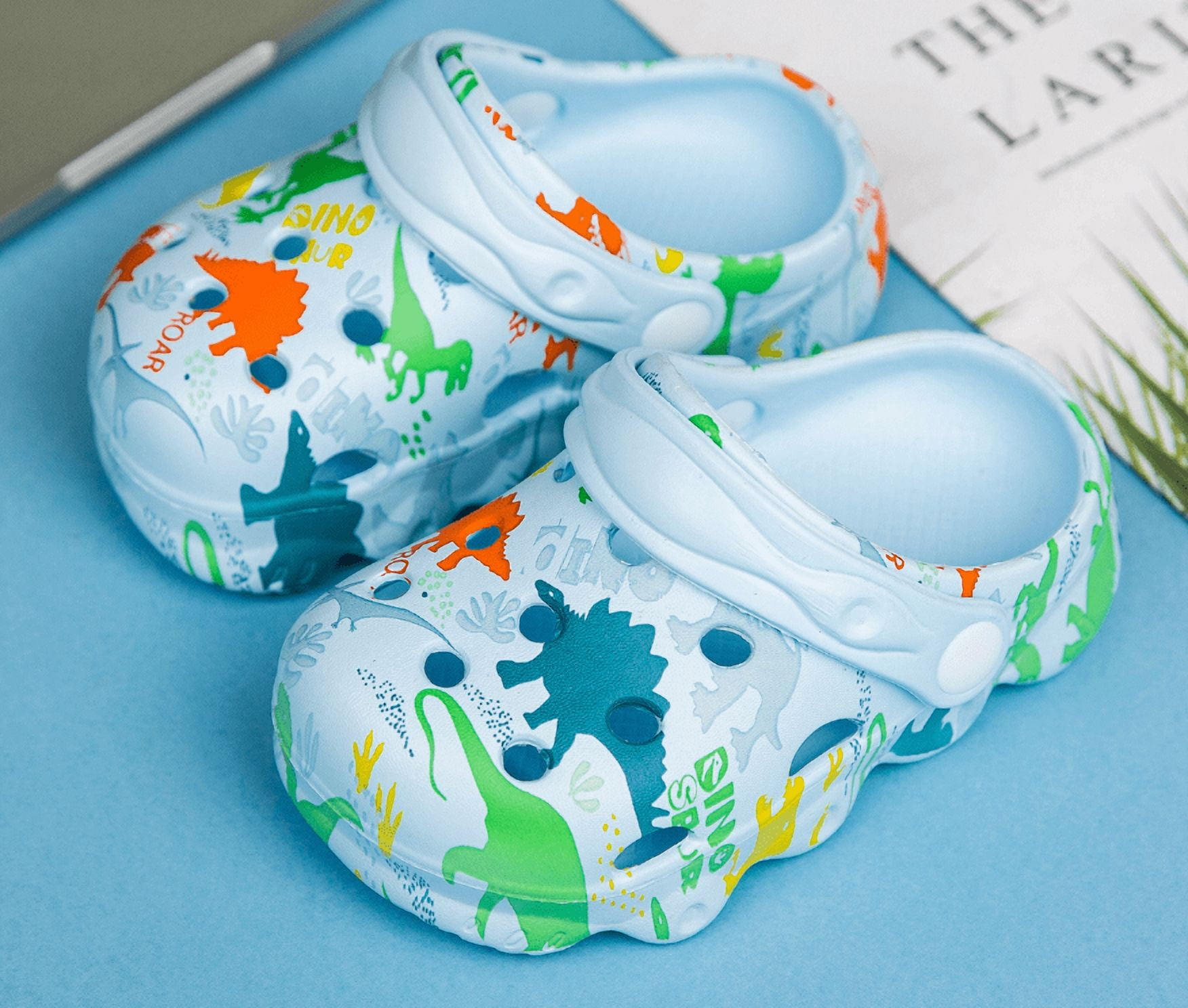 Kids Cute Clogs Cartoon Garden Shoes Boys Girls Slides Slippers Indoor ...