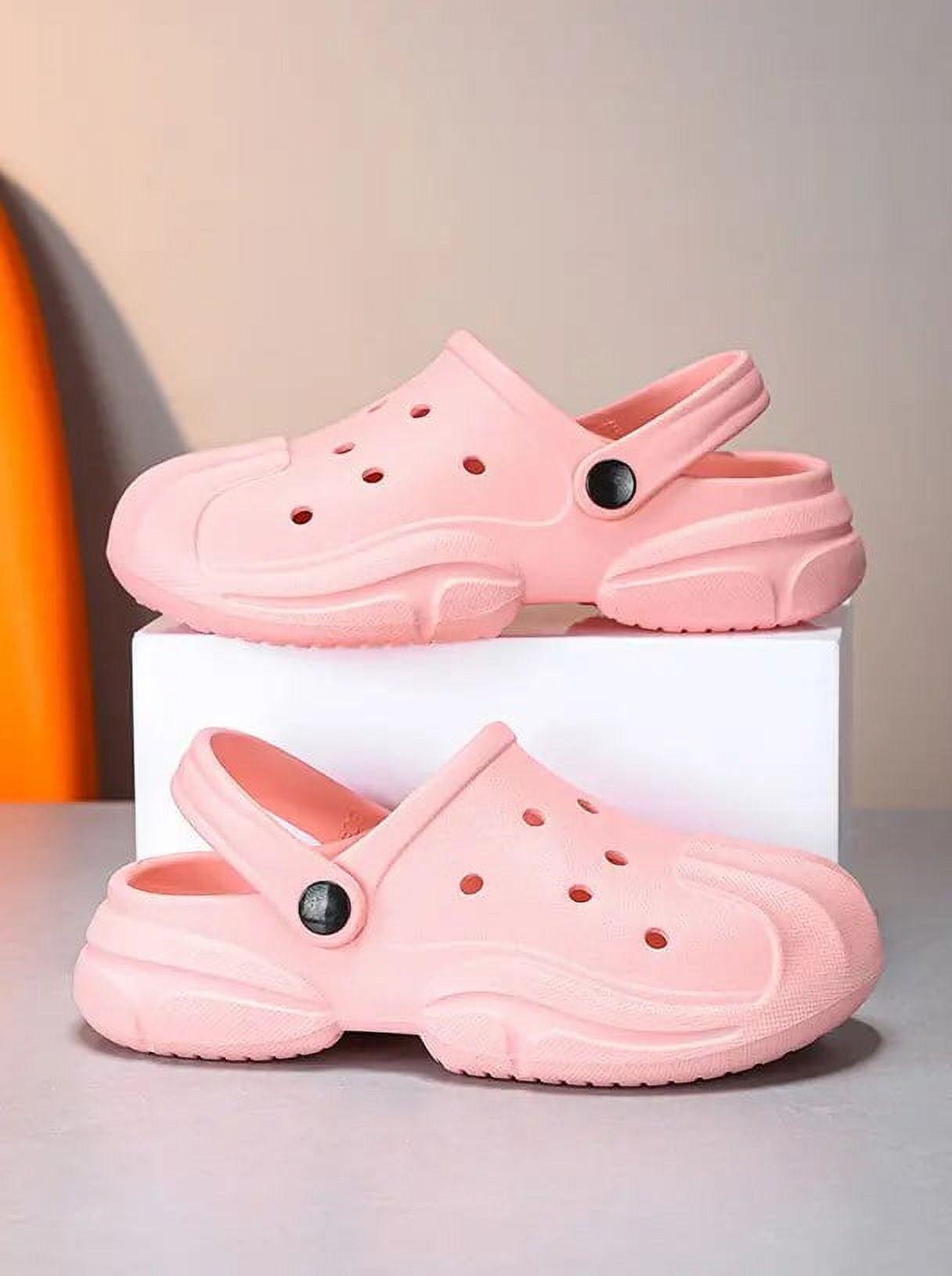 Kids Cute Clogs Cartoon Garden Shoes Boys Girls Slides Slippers Indoor ...