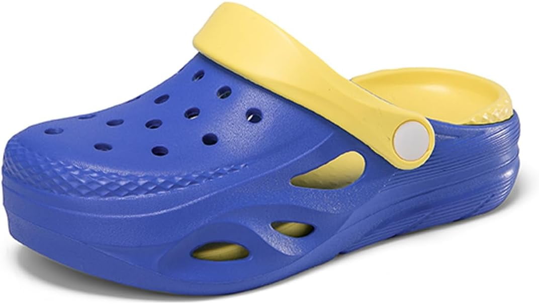 Kids Cute Clogs Cartoon Garden Shoes Boys Girls Slides Slippers Slip On ...