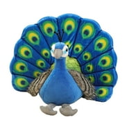 Wild Republic Cuddlekins Mini Peacock Stuffed Animal, 8 Inches ...