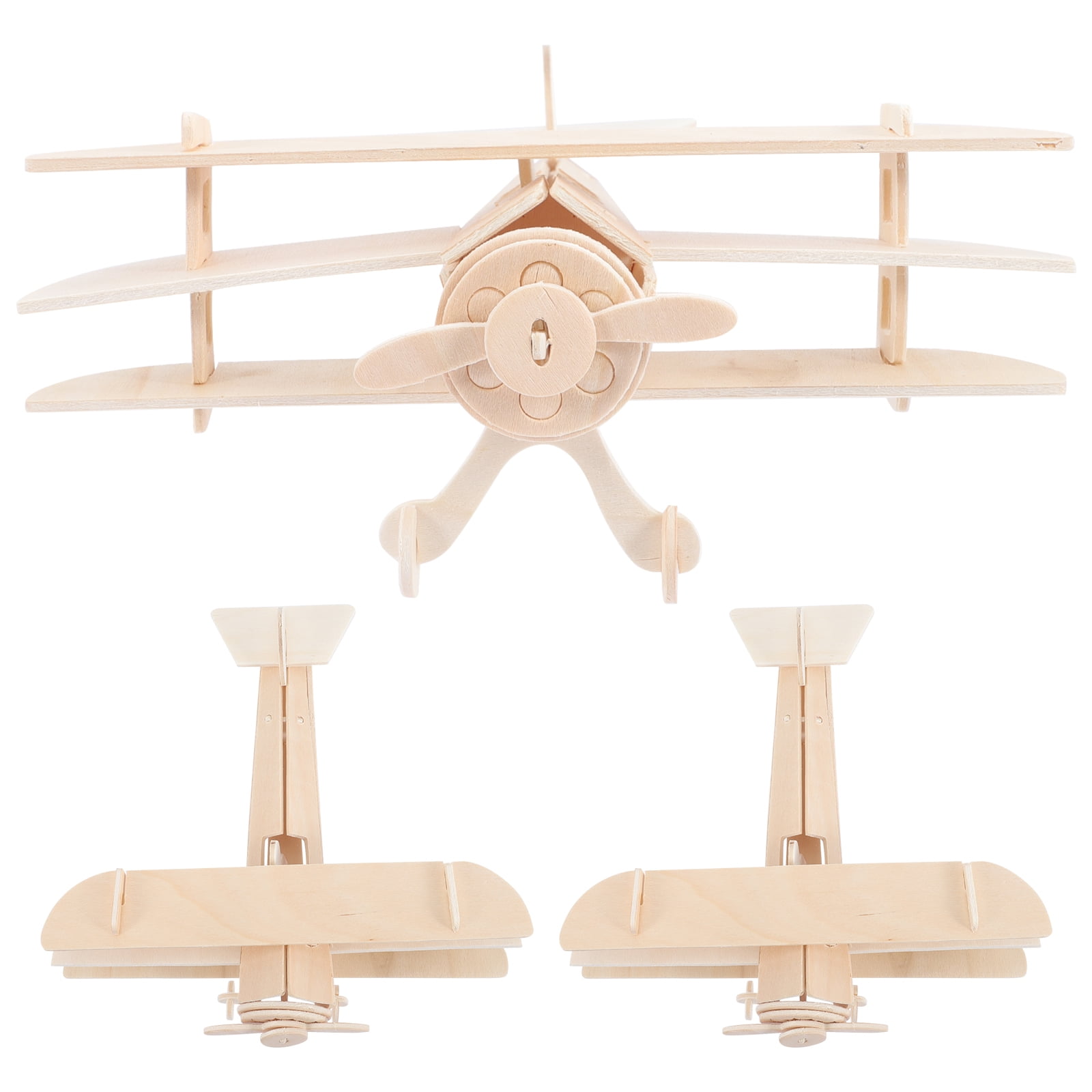 Kids DIY Assemble Toy Model Airplane Kits for Boys 8-12 Wooden ...