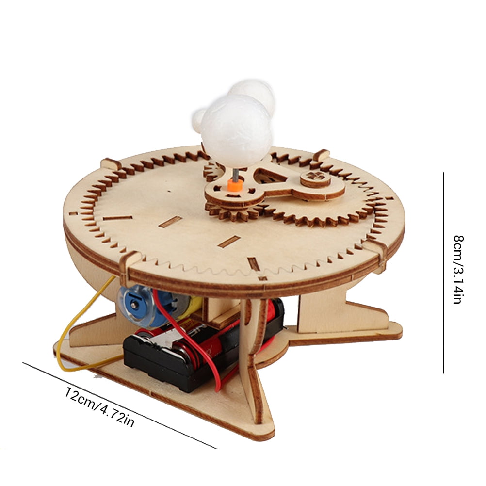 Kids DIY Sun Earth Moon Gear Toy Model Kit for Science Education ...