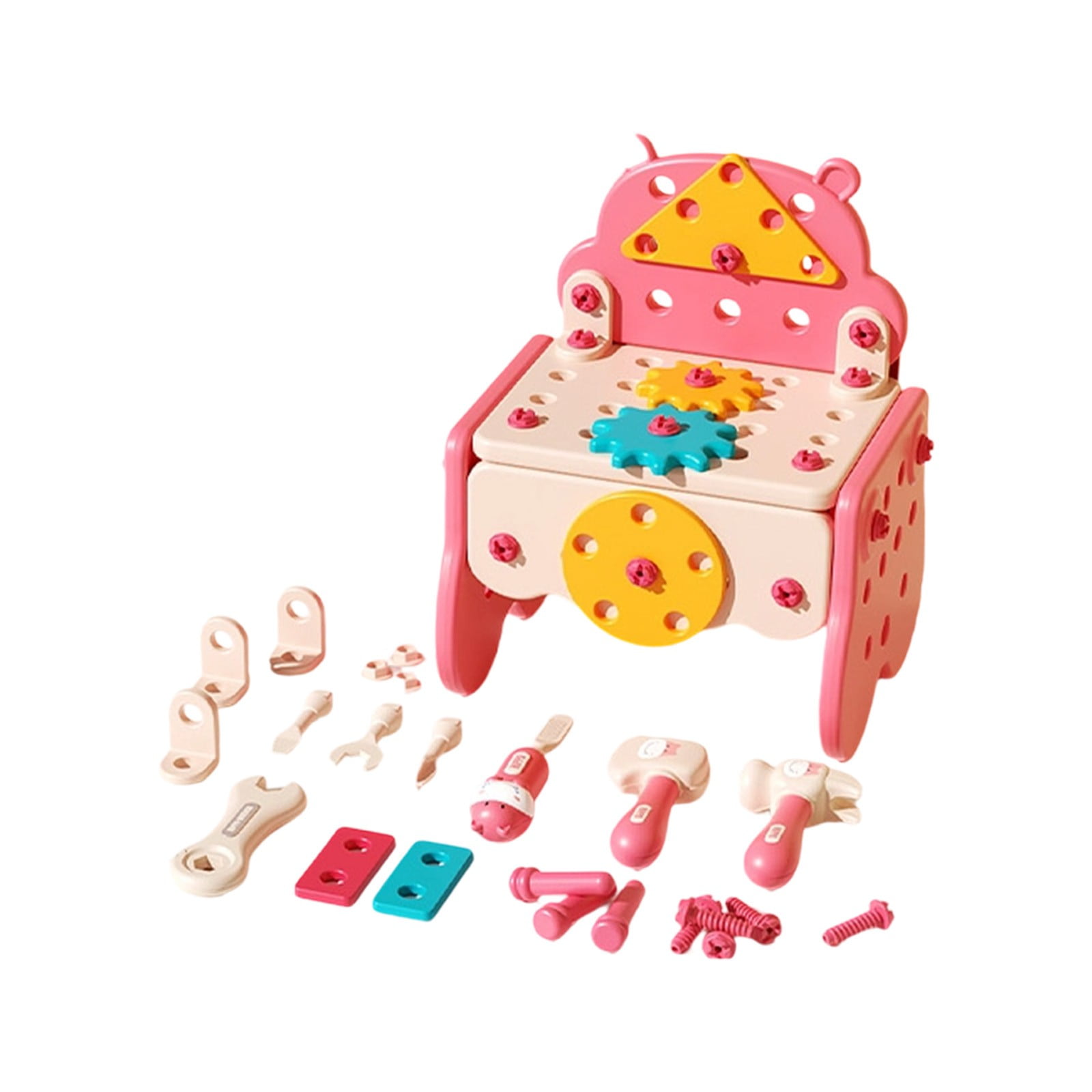 Kids DIY Tool Kit with Realistic Drill Sounds & Interchangeable Bits ...