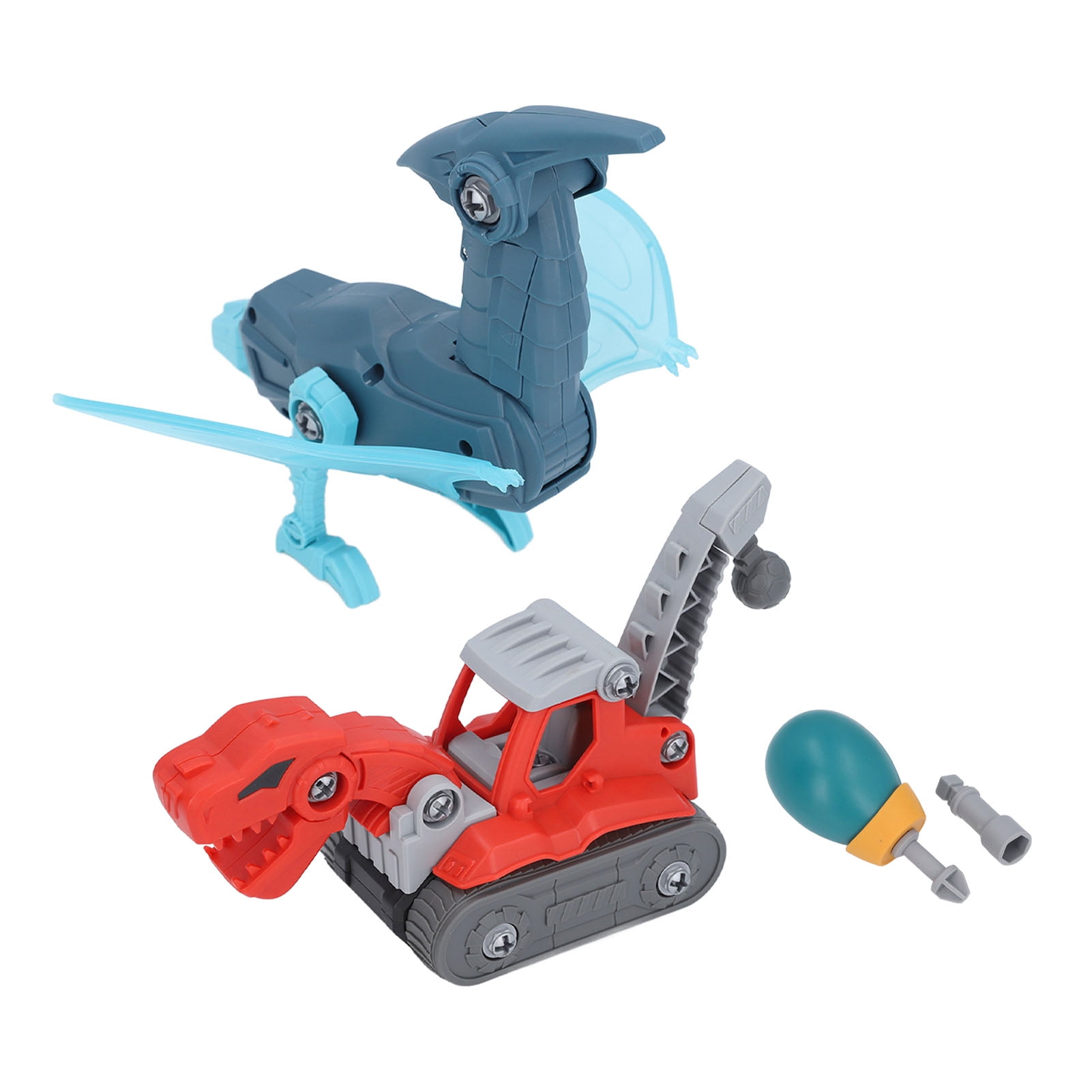 Kids DIY Vehicle Assemble Toy Imagination Development Dinosaur ...