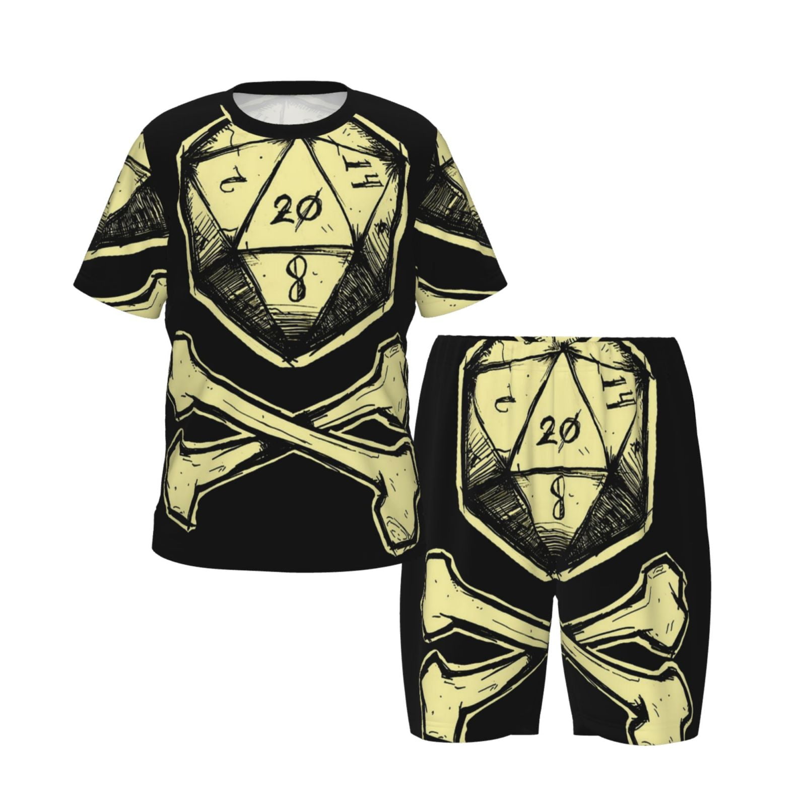 Kids DND Dungeons And Dragons Pajama Set Kids Cartoon Tee Shirt And ...