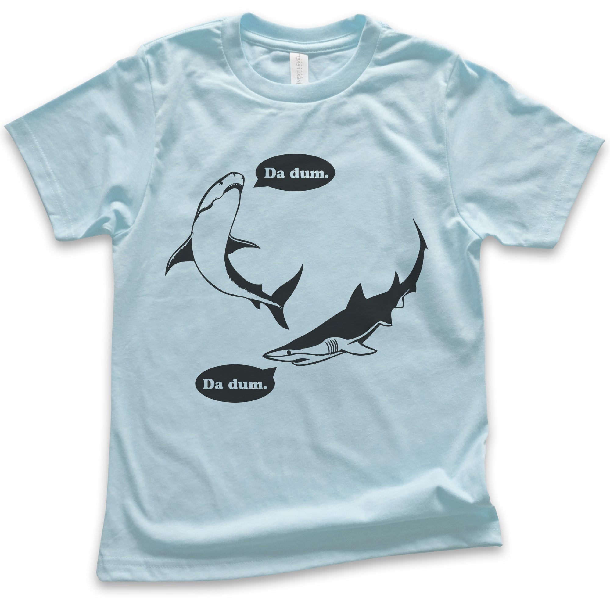 Kids Da Dum Shark T-shirt, Youth Kids Boy Girl T-Shirt, Vacation Shirt ...