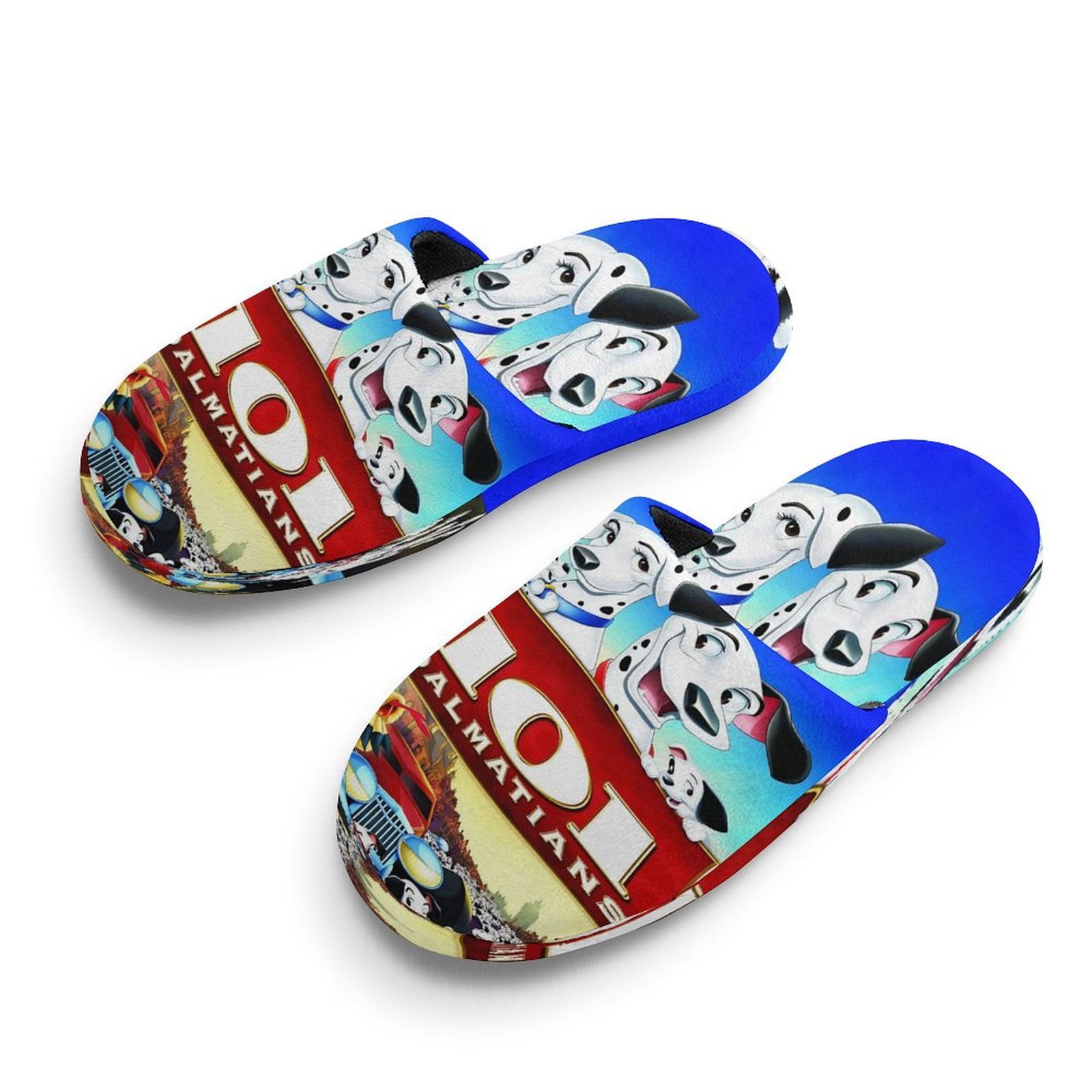 Kids Dalmatians Slippers Warm Memory Foam Cotton Home Slippers Soft ...