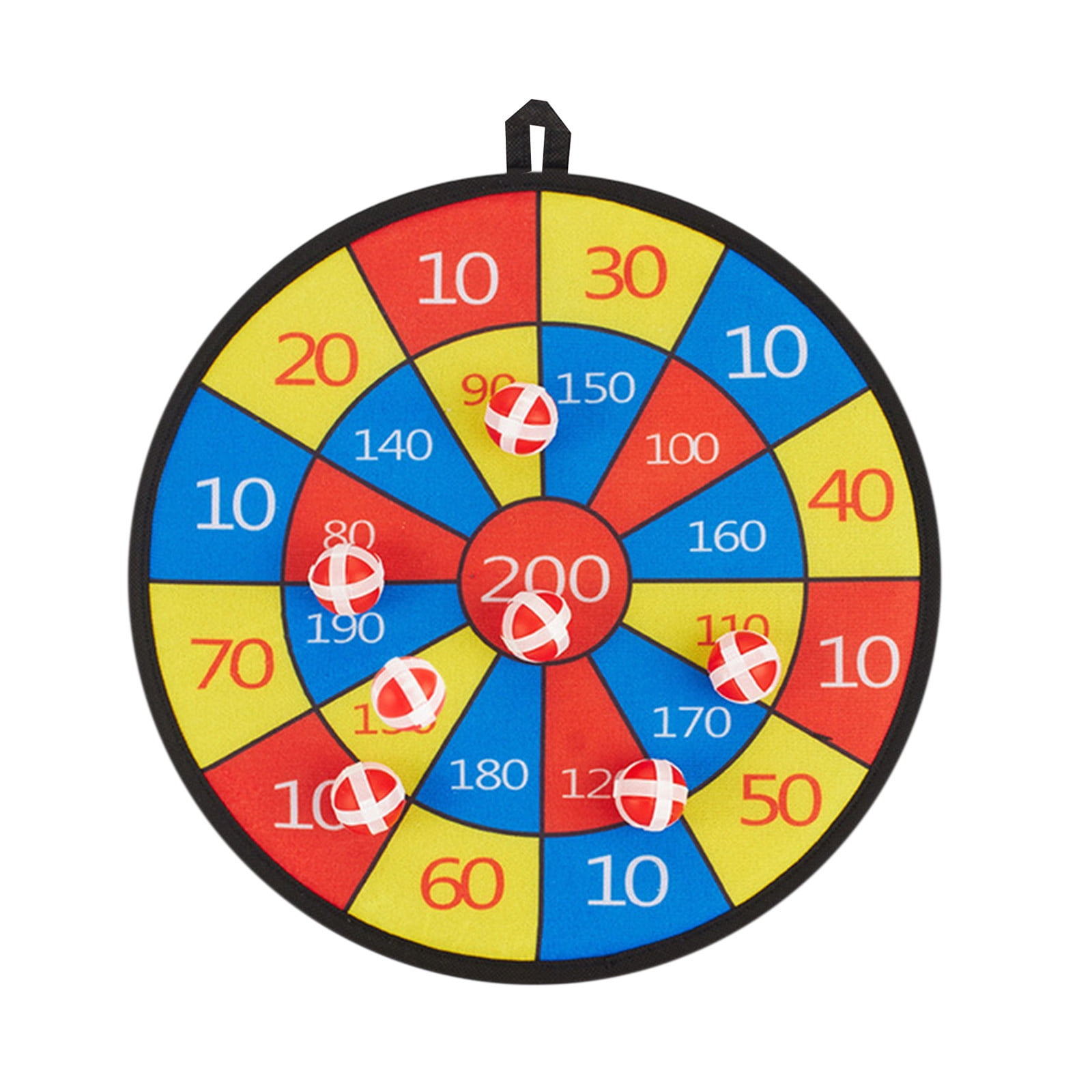 Kids Dart Board Game 14.4 Inch Flying Wall Mounted Toy with Foam Darts ...