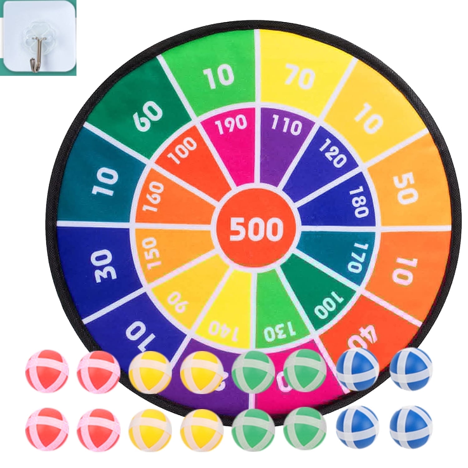 Dart Board Game for Kids: Safe Indoor/Outdoor Activity - Walmart ...