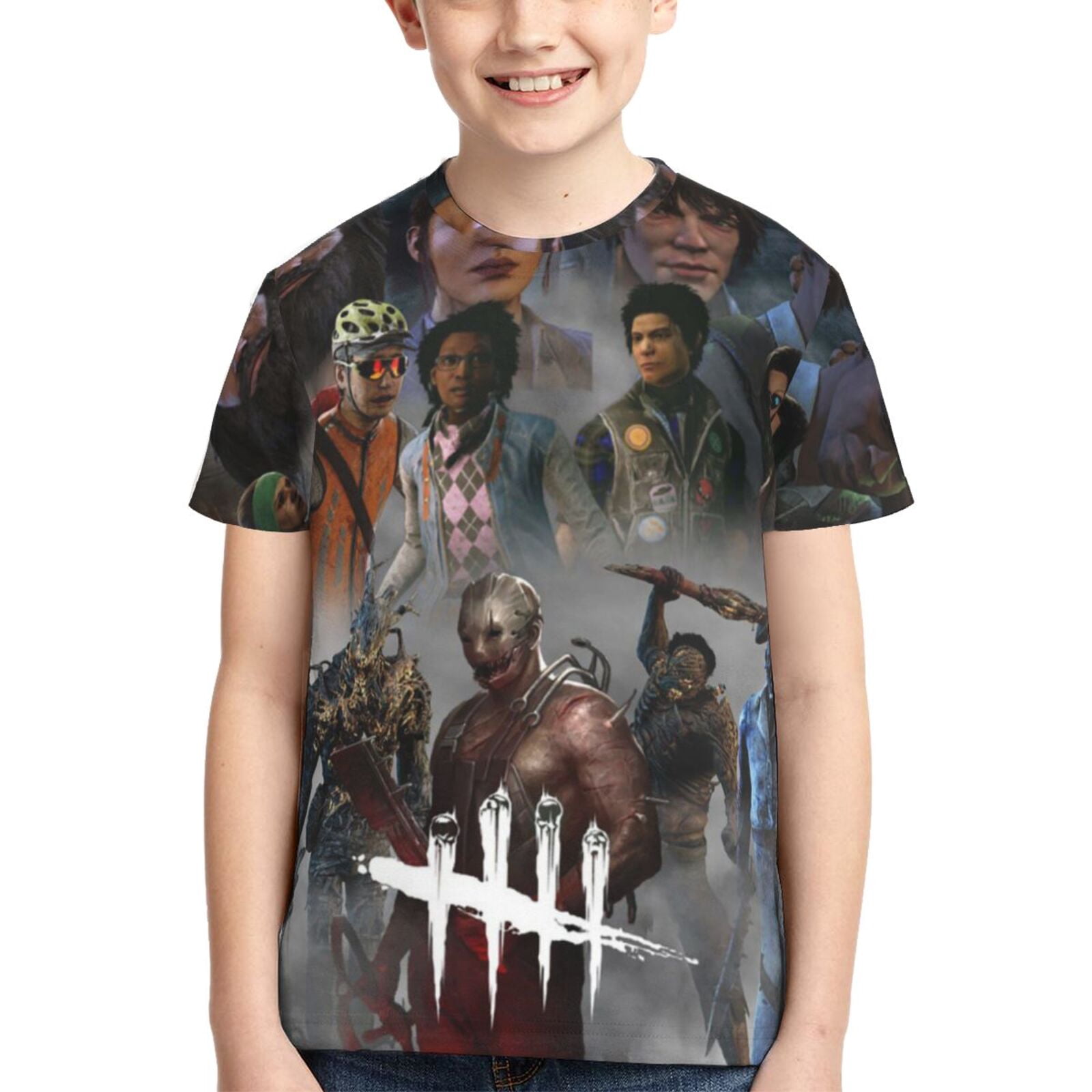 Kids Dead By Daylight T-Shirt 3d Printed Shirt Short Sleeve Top Tees ...