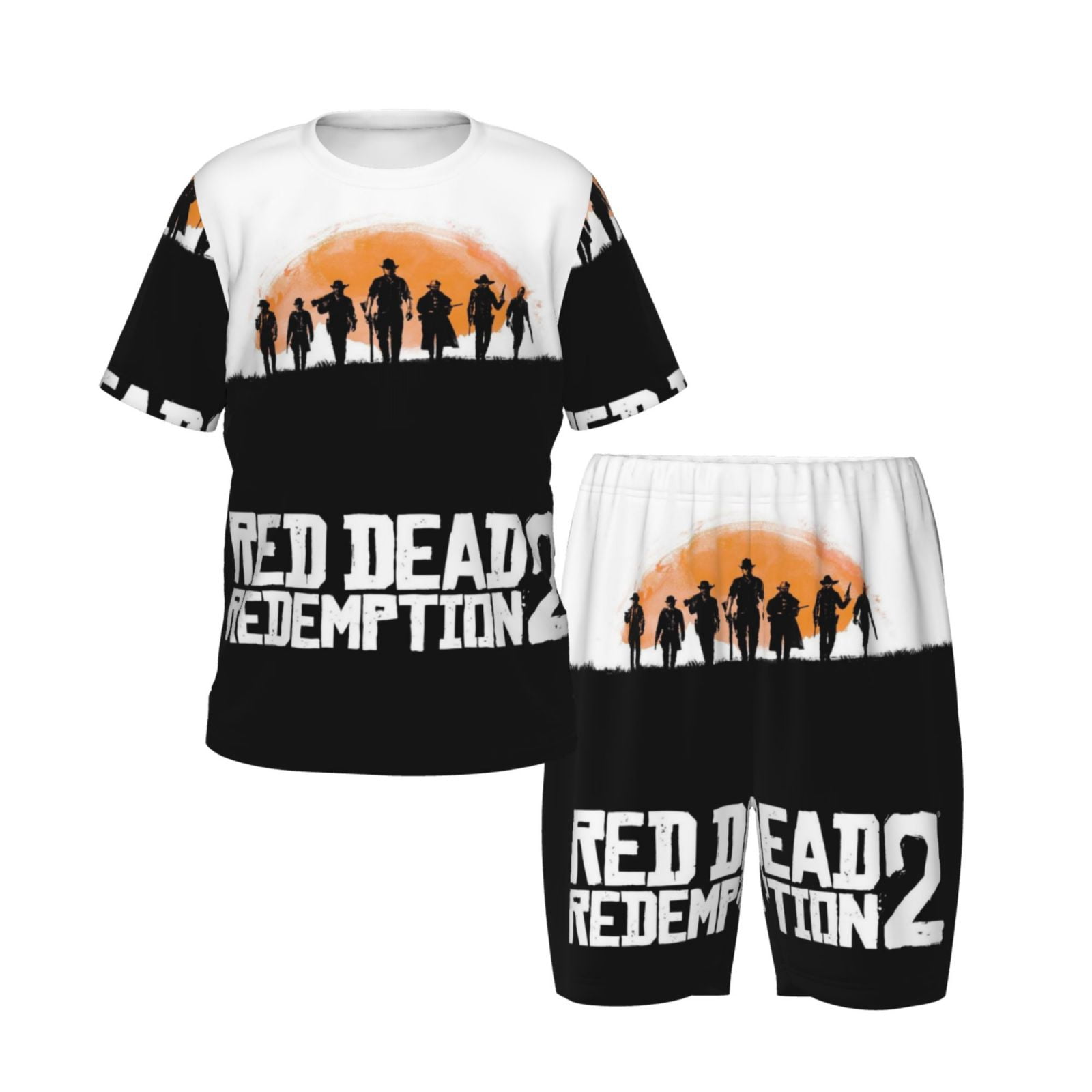 Kids Dead Redemption Pajama Set Kids Cartoon Tee Shirt And Short Set ...