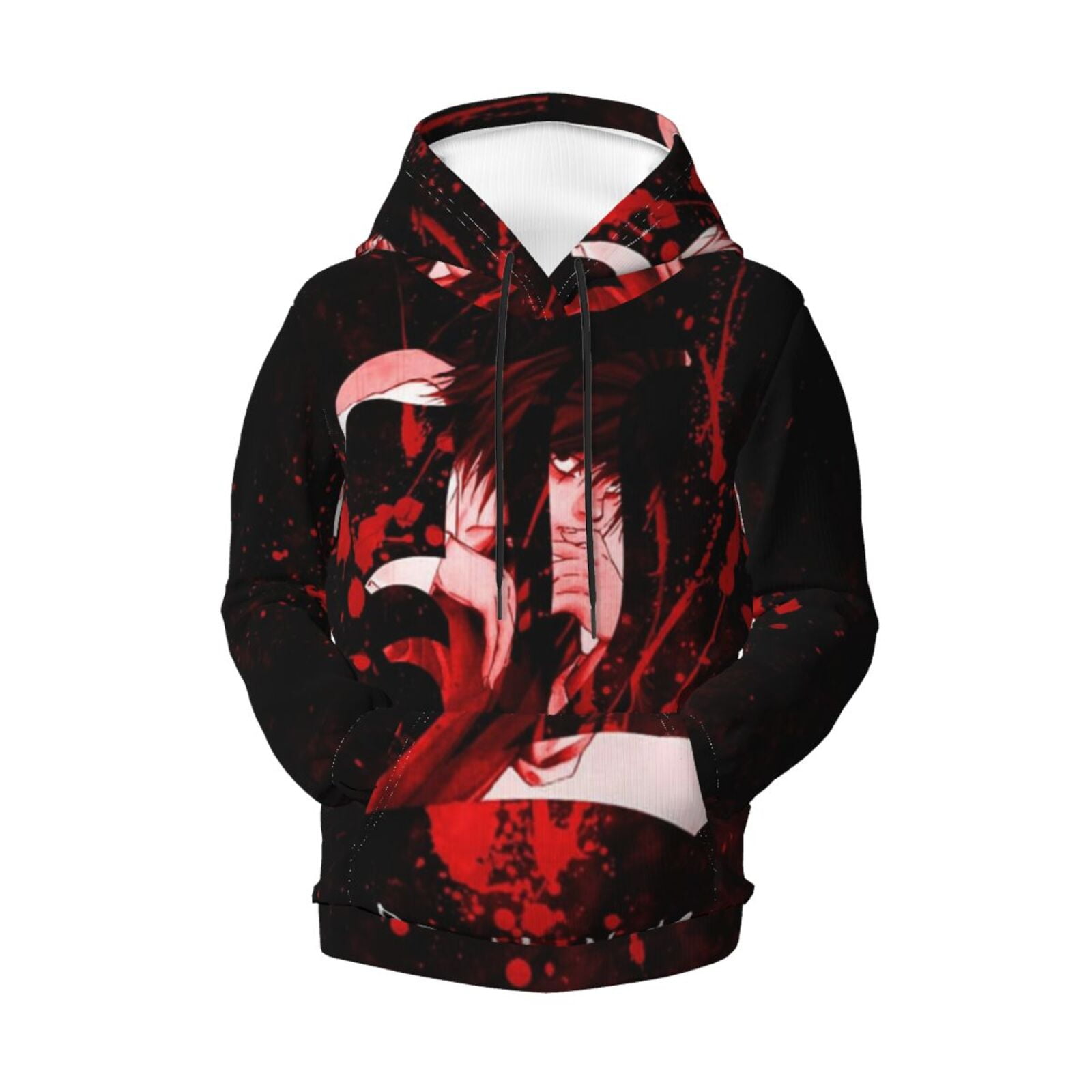 Kids Death N0-te Hoodie with Pocket Cartoon Printed Pullover Hooded ...
