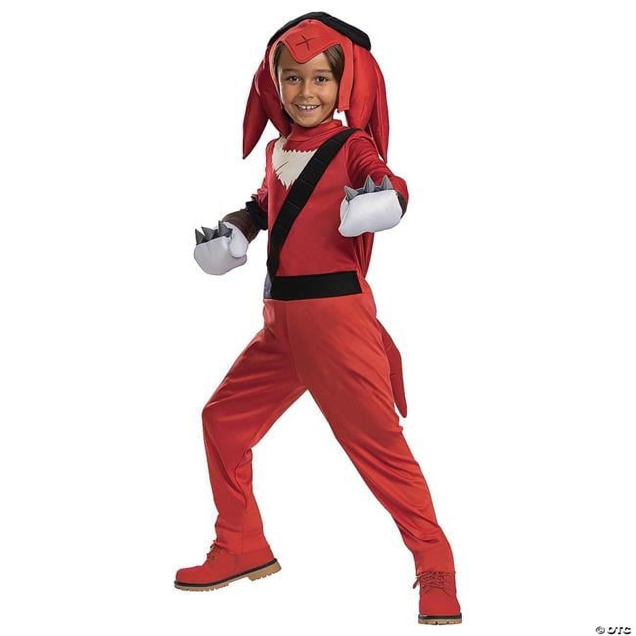 Kids Deluxe Sonic Prime Knuckles Costume - Large 10-12 - Walmart.com