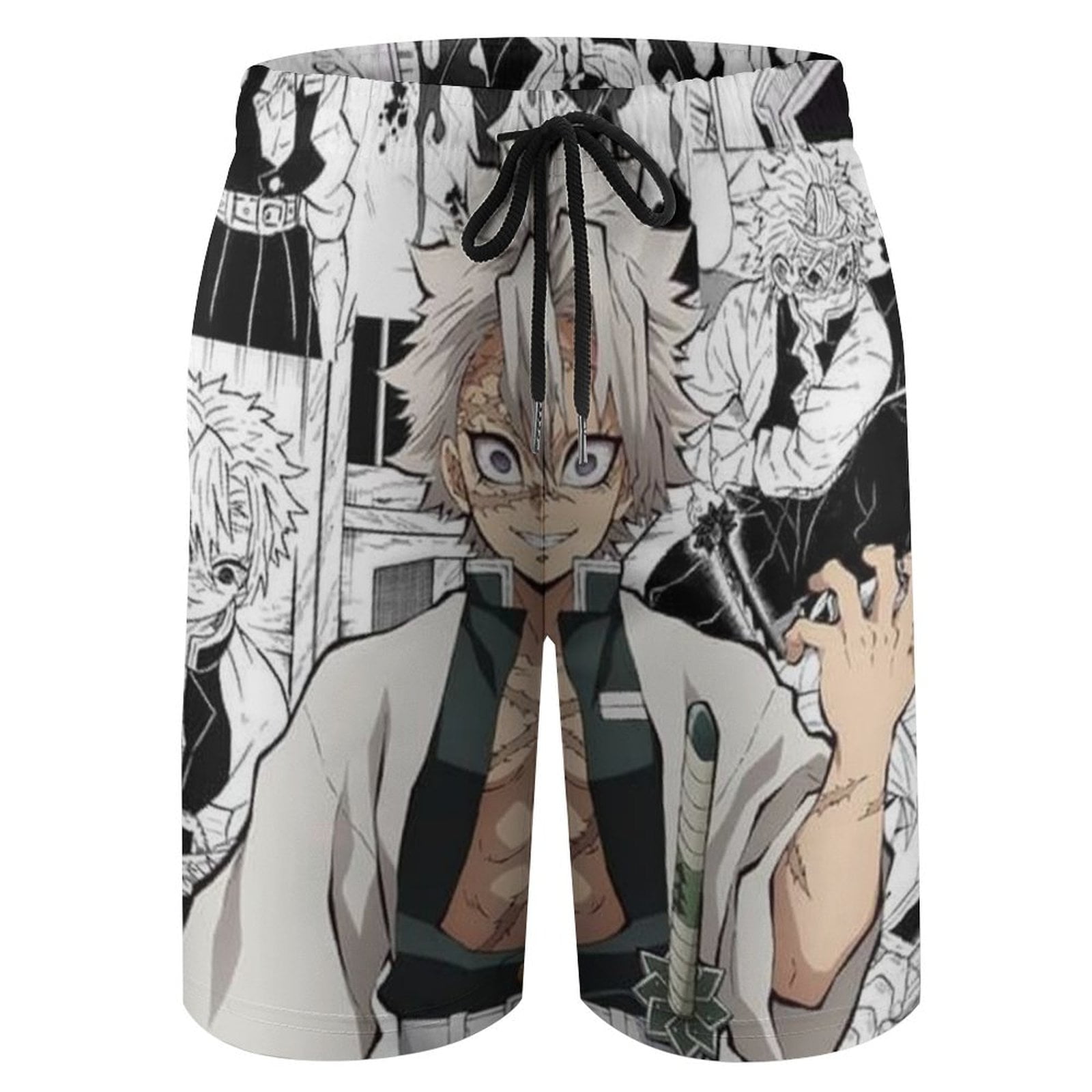 Kids Demon Slayer Kimetsu No Yaiba Swim Trunks Anime Swimwear for Boys ...