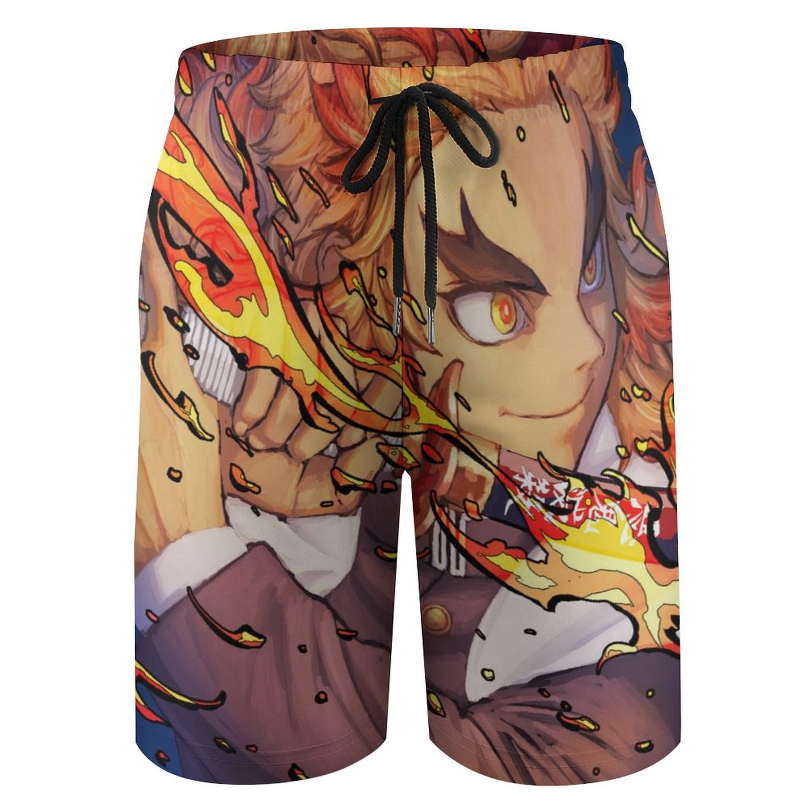Kids Demon Slayer Kimetsu No Yaiba Swim Trunks Anime Swimwear for Boys ...