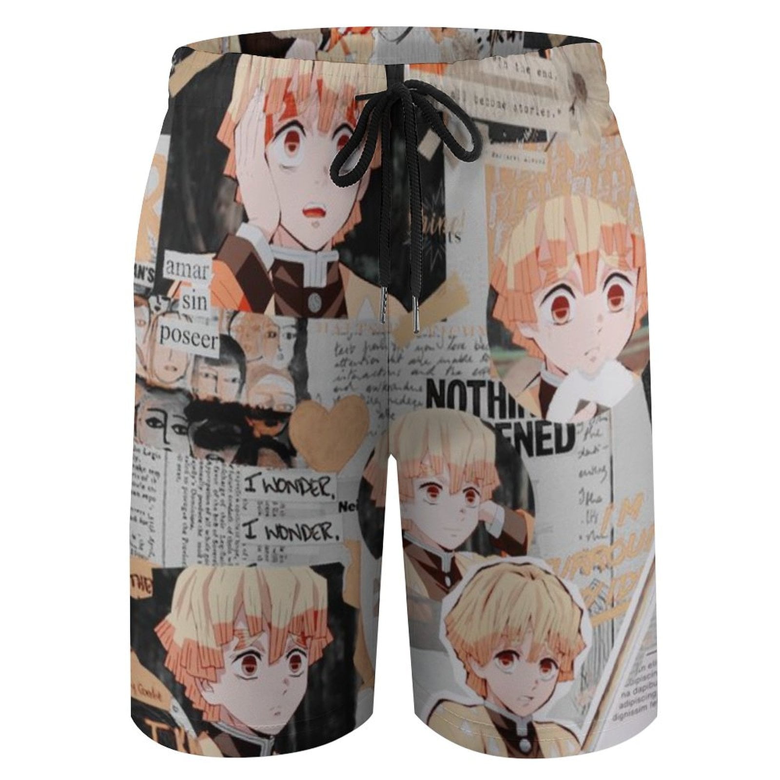 Kids Demon Slayer Kimetsu No Yaiba Swim Trunks Anime Swimwear for Boys ...