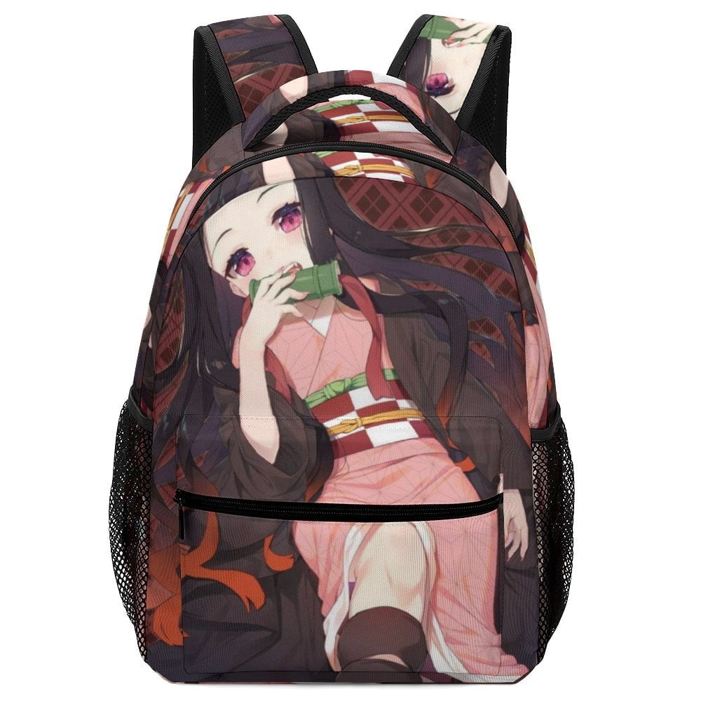 Demon Slayer Nezuko Backpacks Bookbag Casual Daypack Backpacks for ...