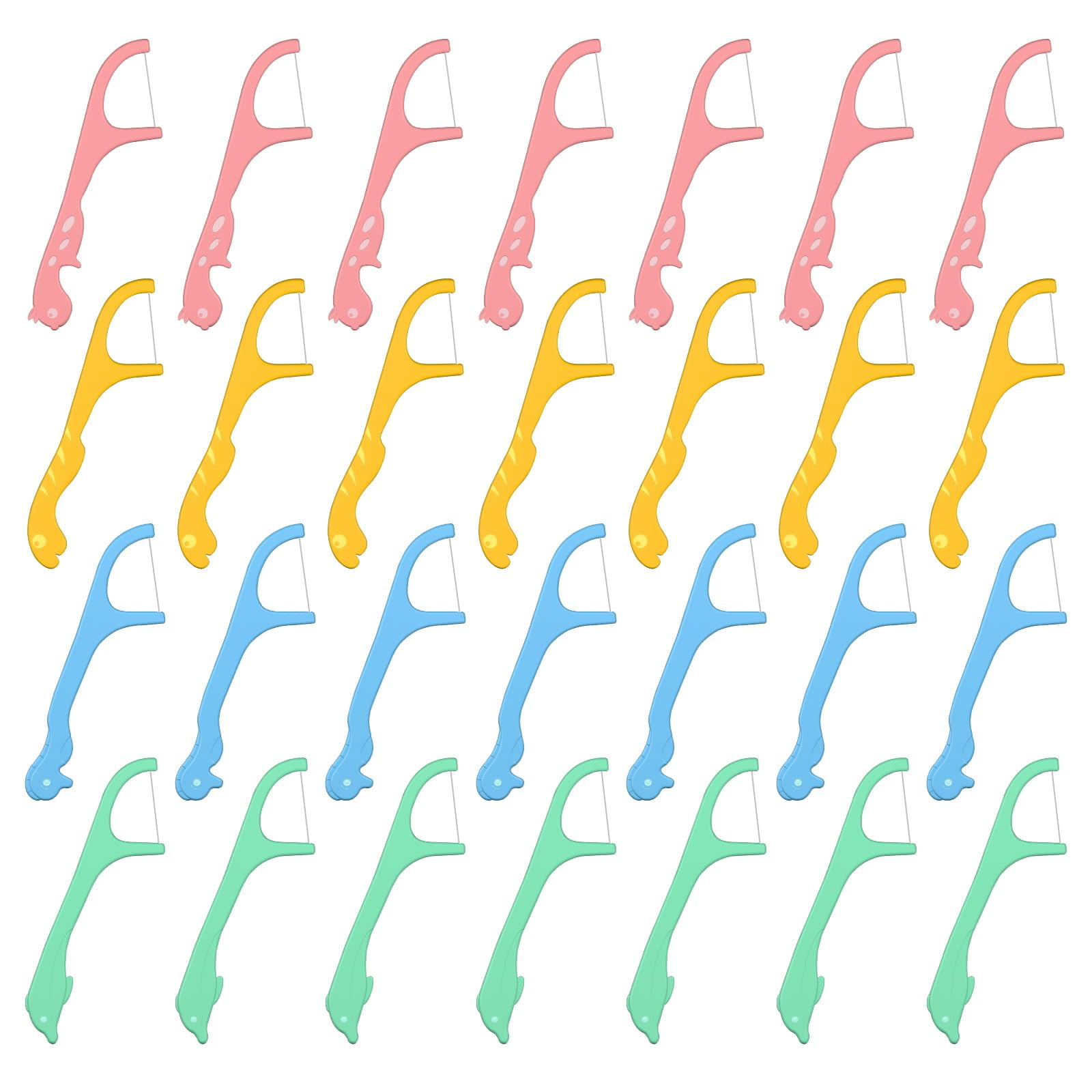 Kids Dental Flossers,200 Count YPF5 No Fluoride BPA Free Kids Natural ...