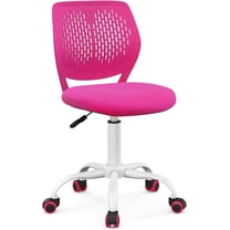 Guyou Colorful Unicorn Shaped Kid's Chair, Faux Fur Adjustable Swivel ...