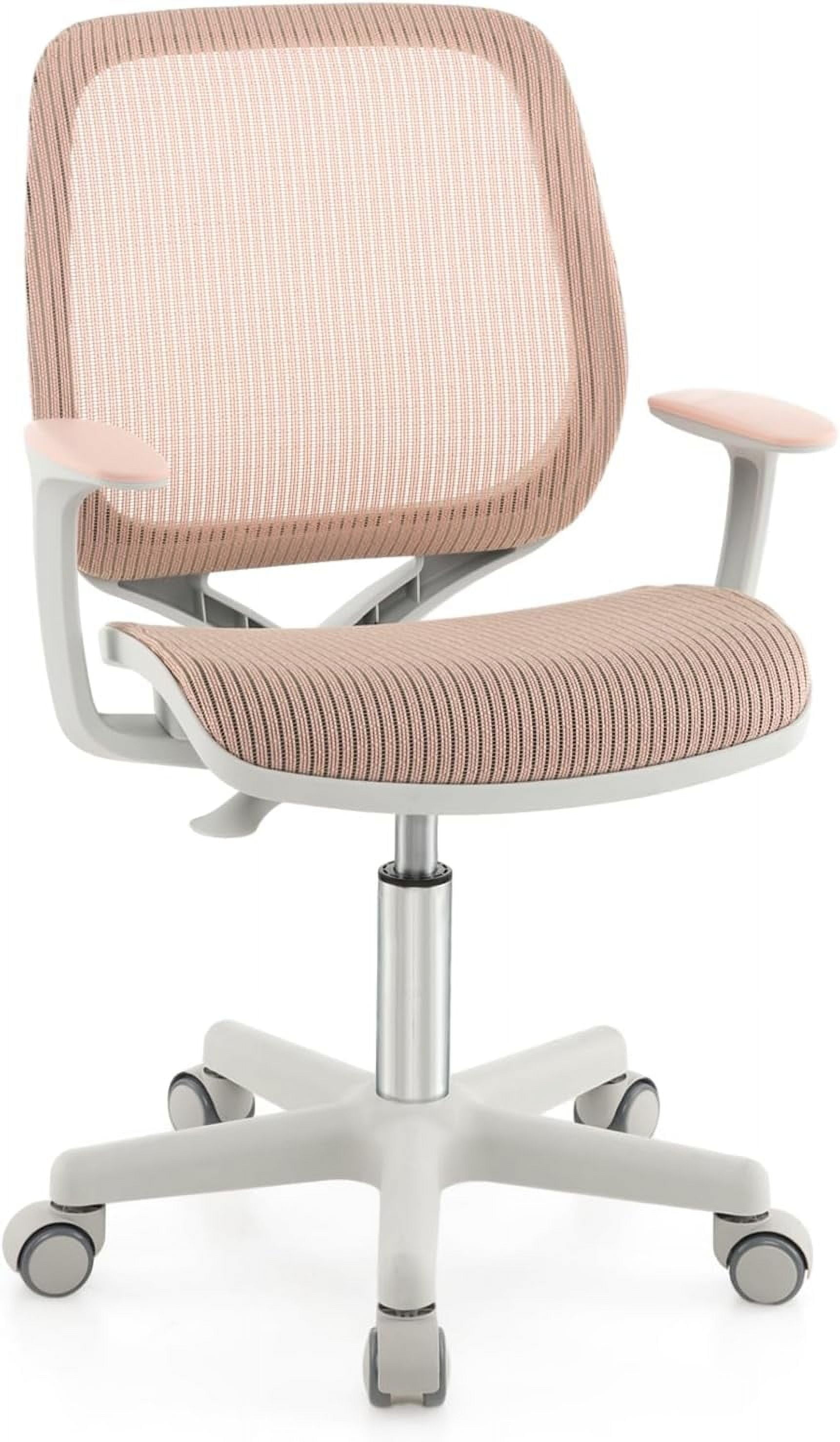 Kids Desk Chair, Children Armrest Computer Chair with Sit-Lock Wheels ...
