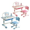 Wharick Adjustable Kids Desk & Chair Set with Storage, Kindergarten ...