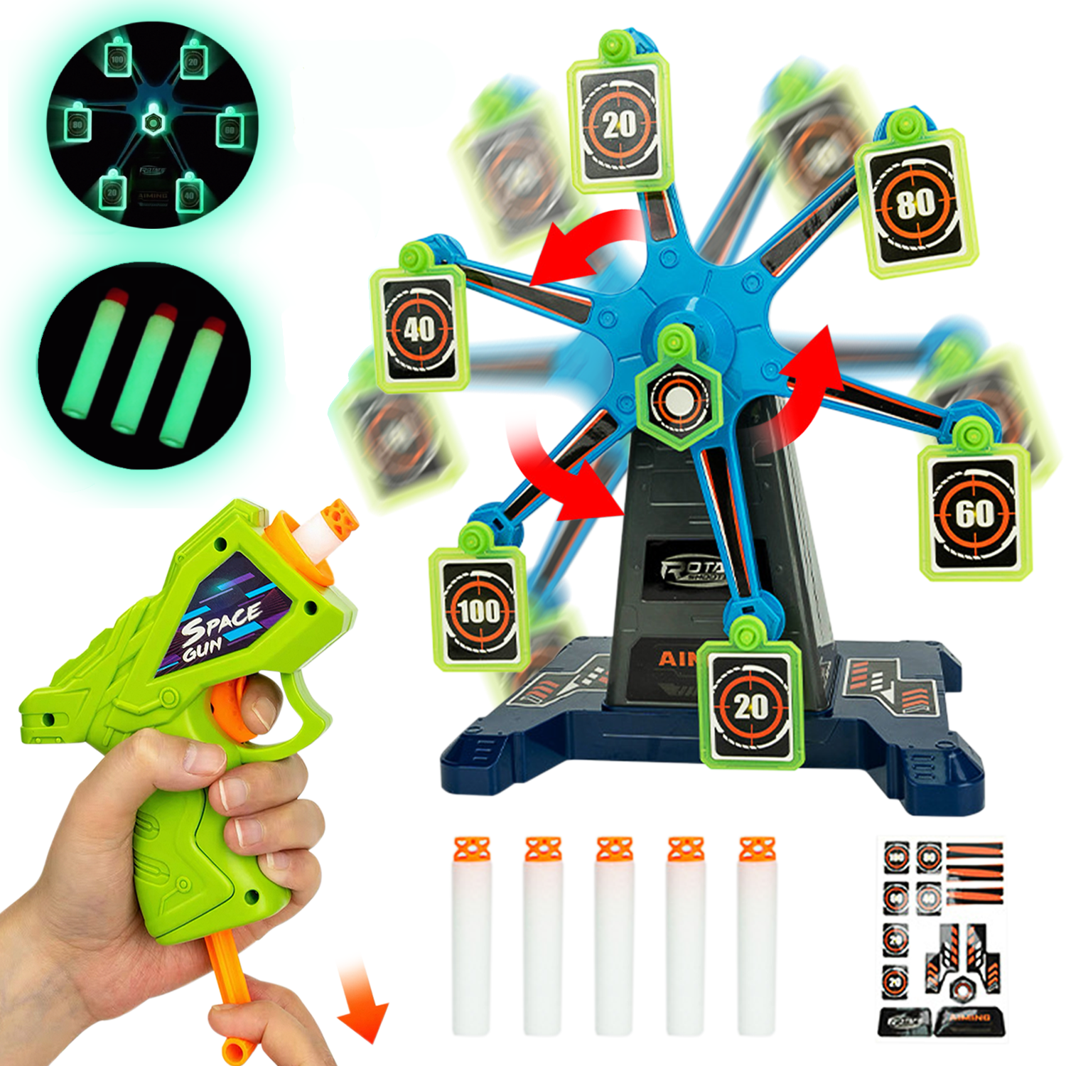 Blasters & Foam Play for Montessori - Hand-Eye Coordination - Walmart ...