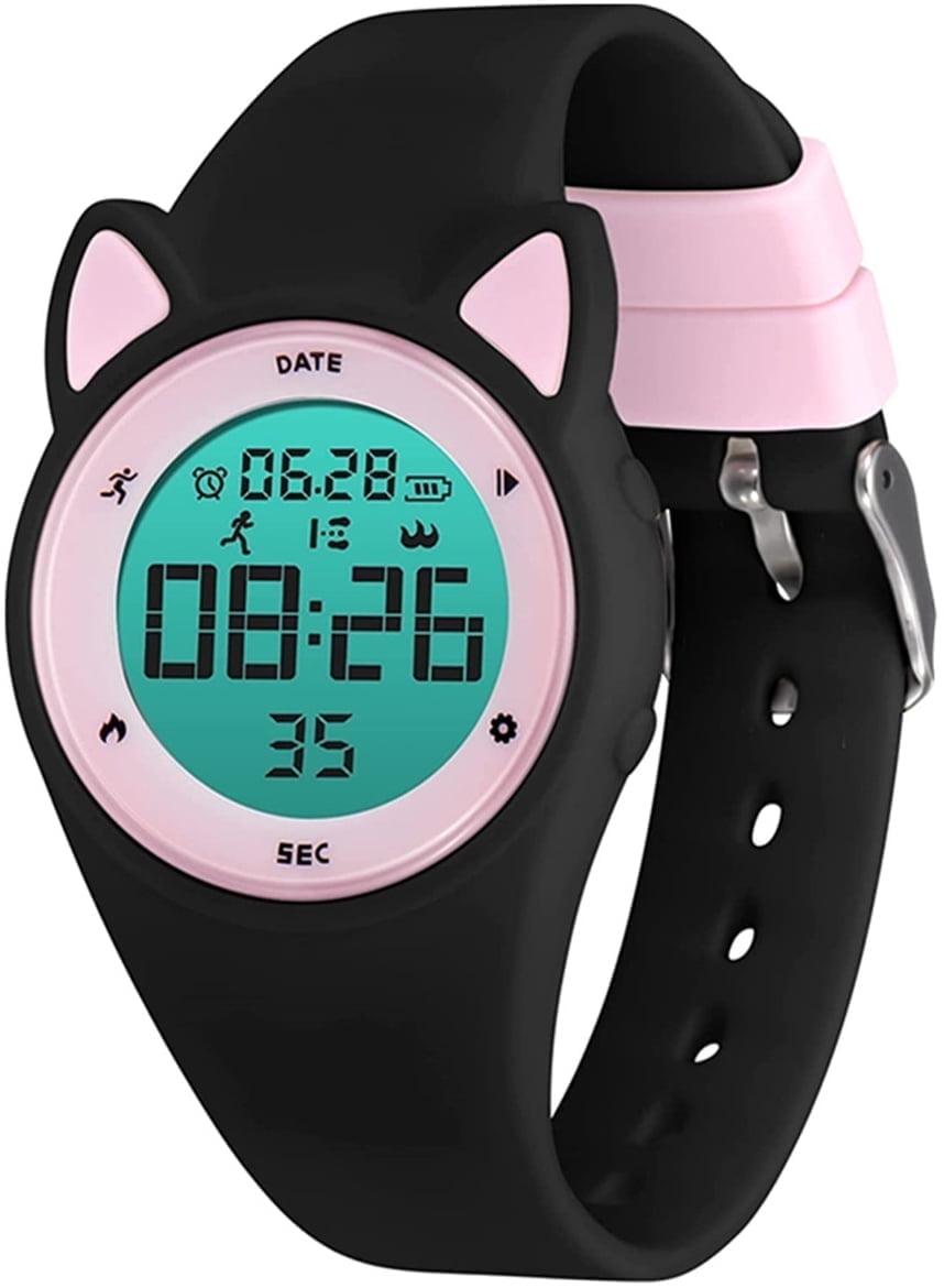 Kids Digital Sport Watch with Safety Track, Alarm Clock & Pedometer ...