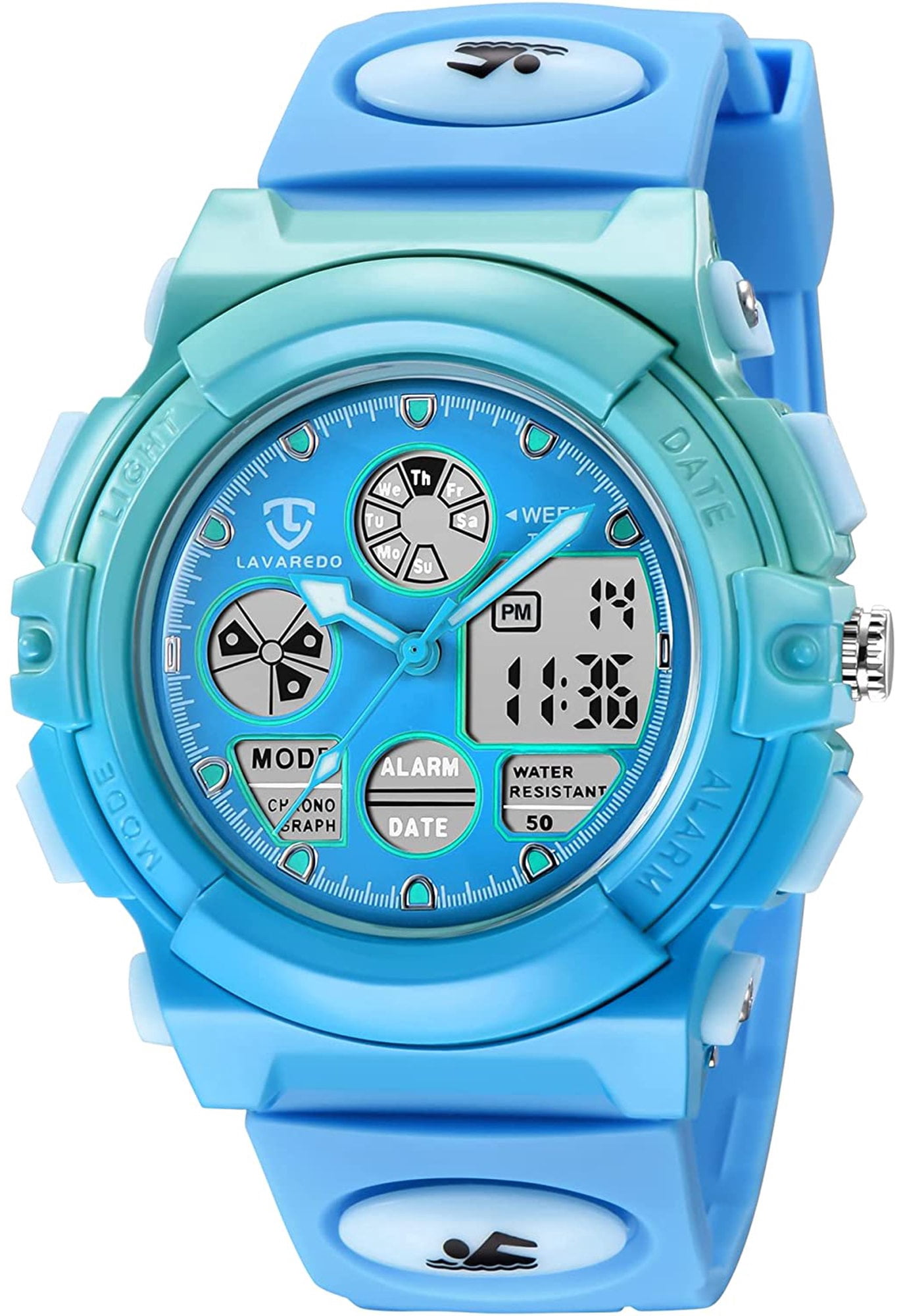 Digital Sport Watch, Waterproof Outdoor Watches Casual Electronic ...