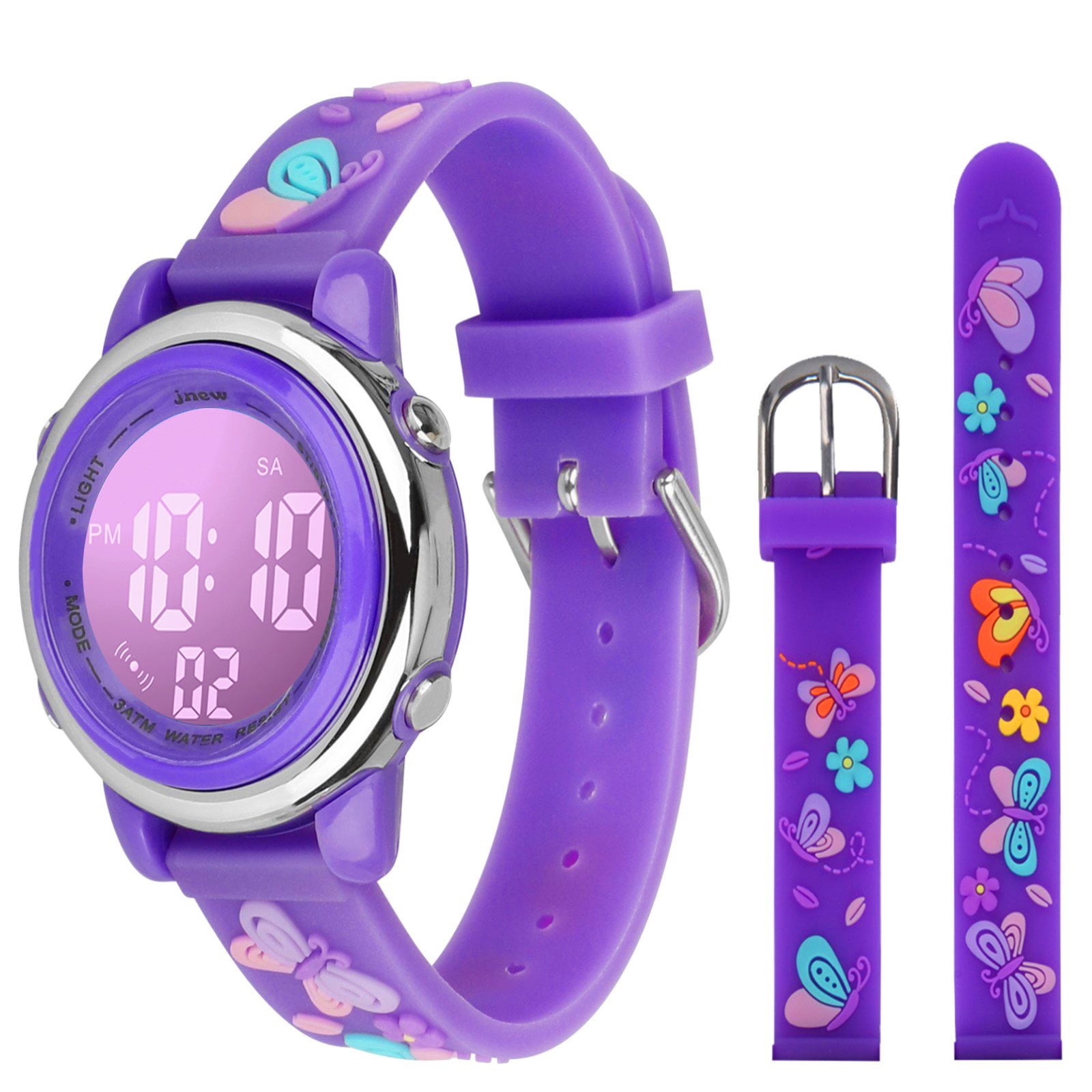 Kids Digital Watch, Waterproof Sport Watches for Girls, 3D Cartoon ...