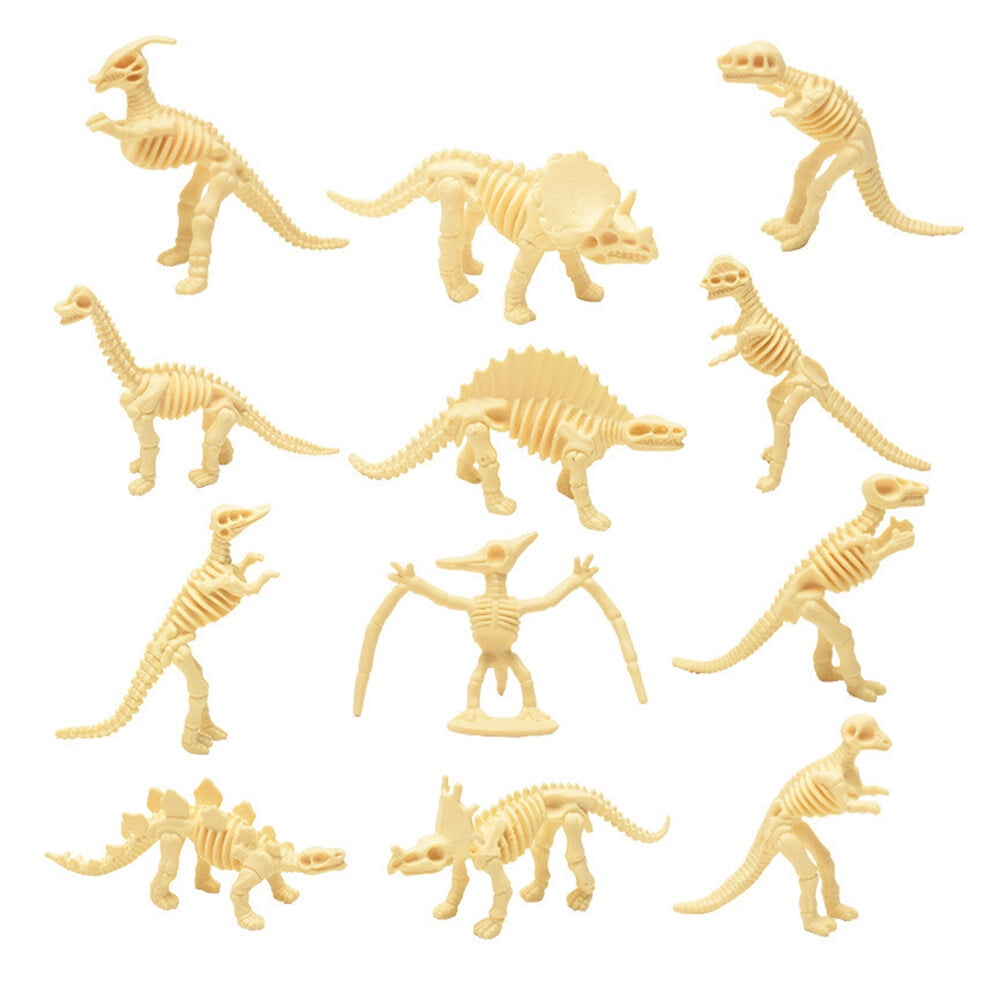Kids Dinosaurs Models, 12pcs Lifelike Dinosaurs Skeleton Models ...