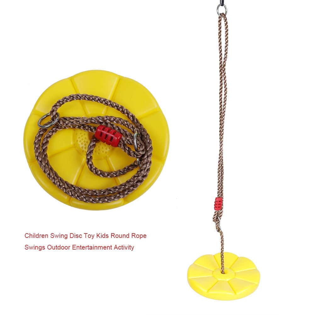 Kids Disc Swing,Children Swing Disc Toy Kids Round Rope Swings Outdoor ...