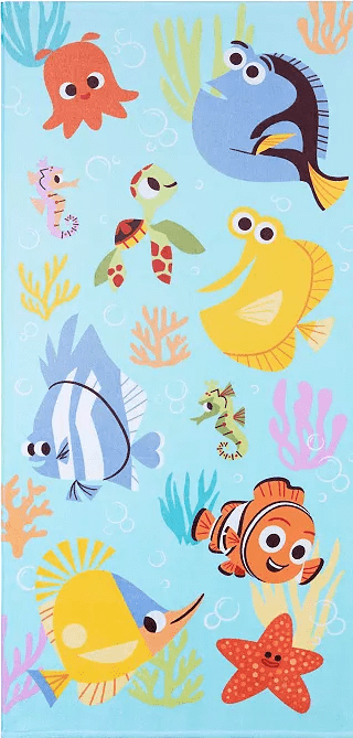 Kids Disney / Pixar's Finding Nemo Dory, Squirt, & Friends Beach Towel ...